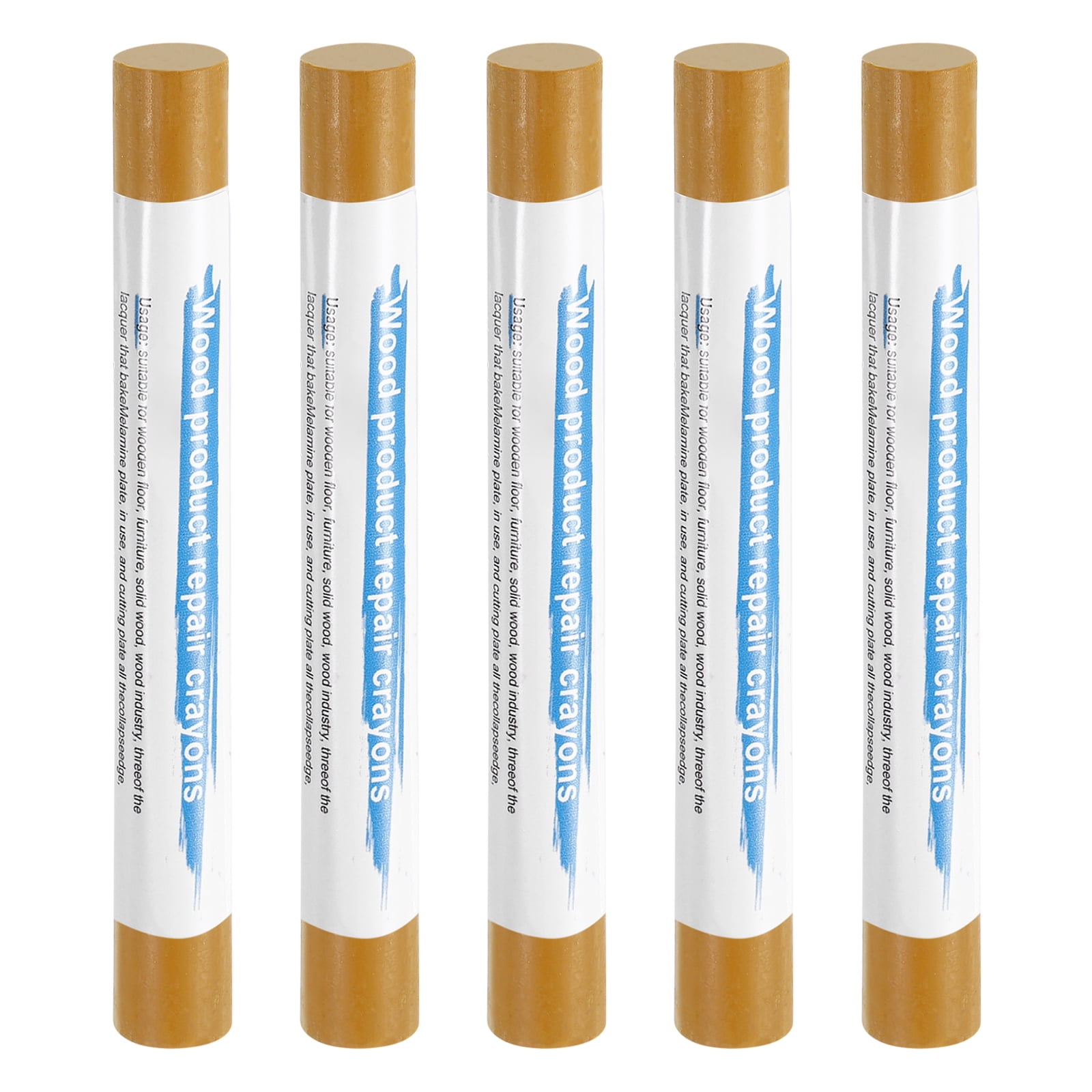 Uxcell 5pcs Wood Filler Sticks Wooden Wax Touch Up Furniture Repair Crayons for Scratch Cracks ...