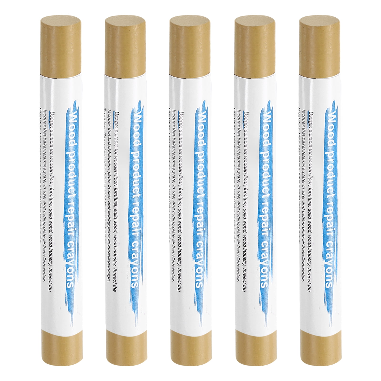 Uxcell 5pcs Wood Filler Sticks Wooden Wax Touch Up Furniture Repair ...