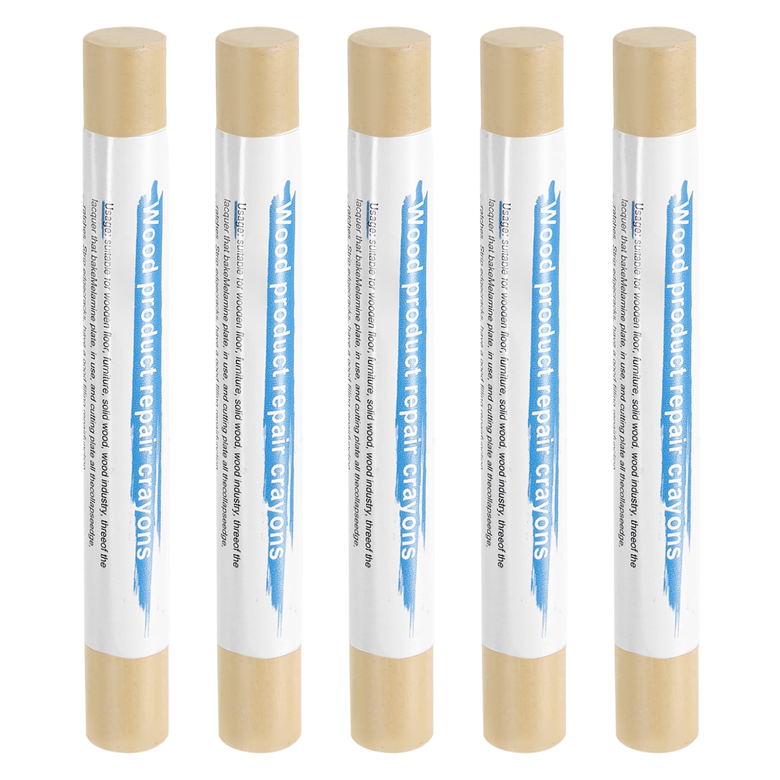 Uxcell 5pcs Wood Filler Sticks Wooden Wax Touch Up Furniture Repair ...