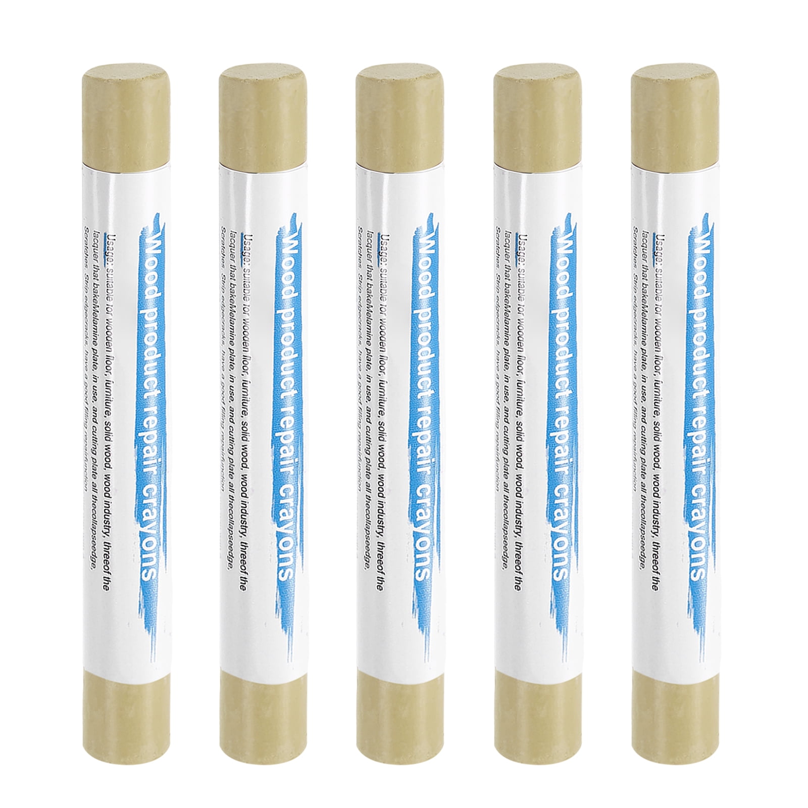 Uxcell 5pcs Wood Filler Sticks Wooden Wax Touch Up Furniture Repair ...