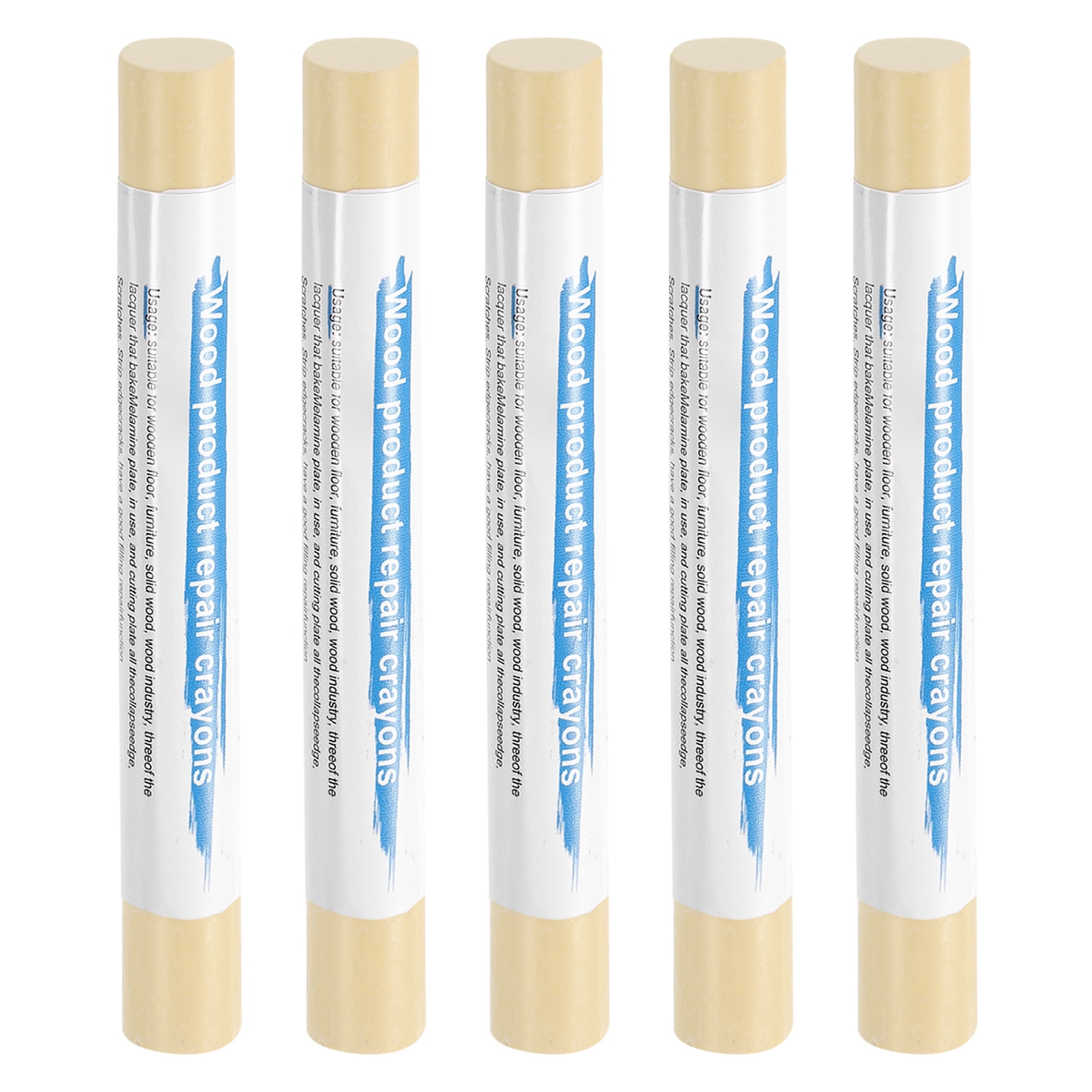 Uxcell 5pcs Wood Filler Sticks Wooden Wax Touch Up Furniture Repair ...