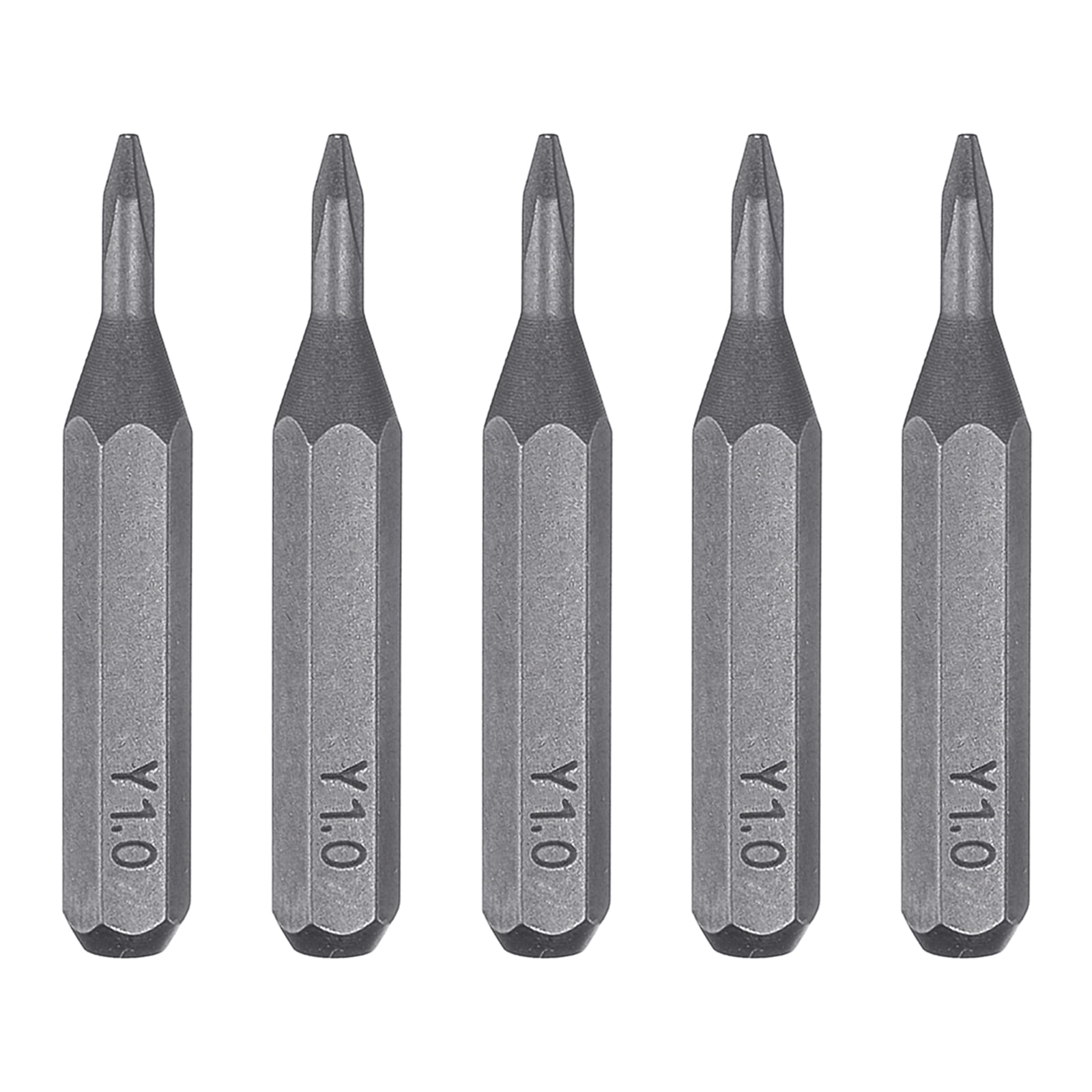 Uxcell 5pcs Y1.0 Tri Wings Screwdriver Bit 5/32" Hex Magnetic 3 Point Y ...