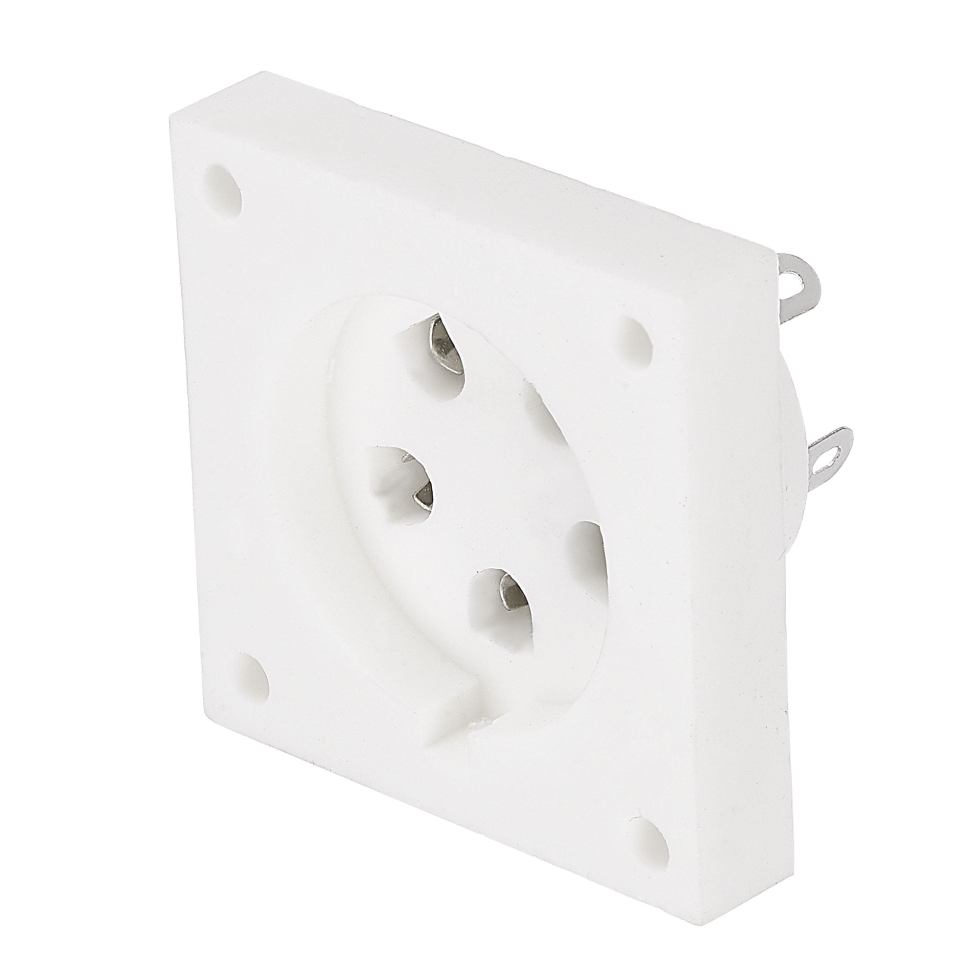 Uxcell 5pin Tube Socket Ceramics,for Vacuum Tube,Tinning plate for Aa ...