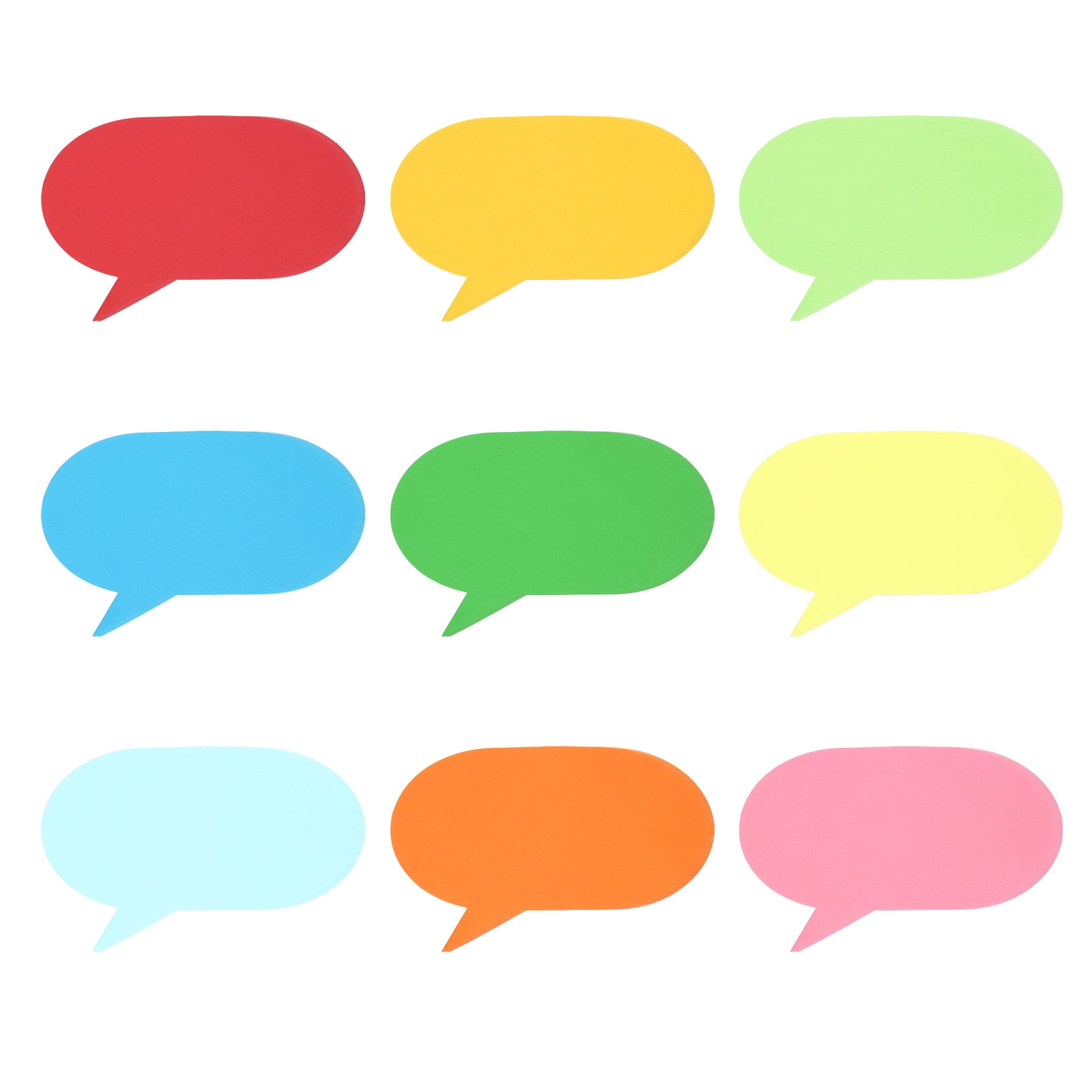 Uxcell 5x6"Cutouts Paper, 36Pcs Bubbles Assorted Color Cut Outs Paper ...