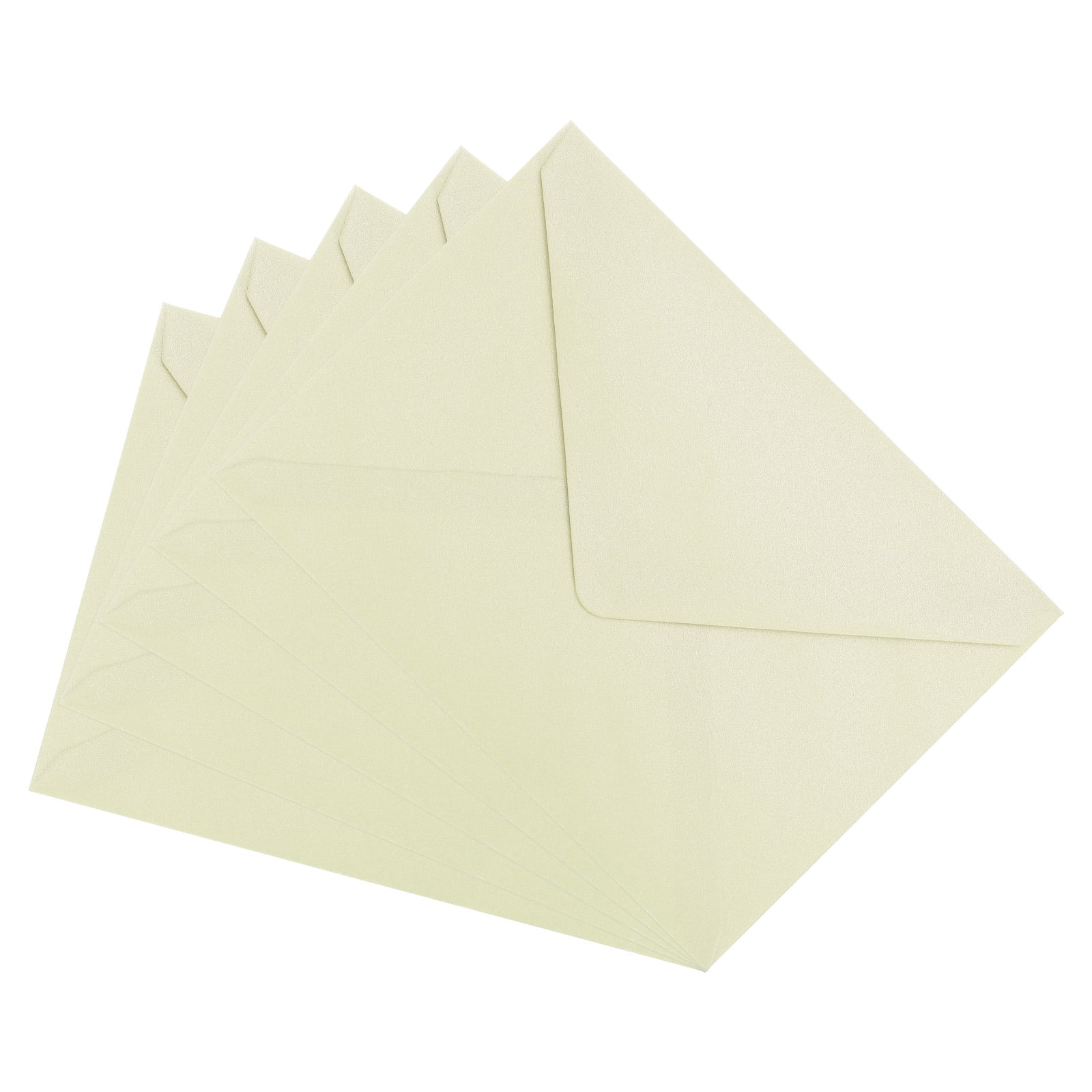 Uxcell 5x7 Envelopes, 100Pcs A7 Size V Flap Pearl Invitation Envelopes ...