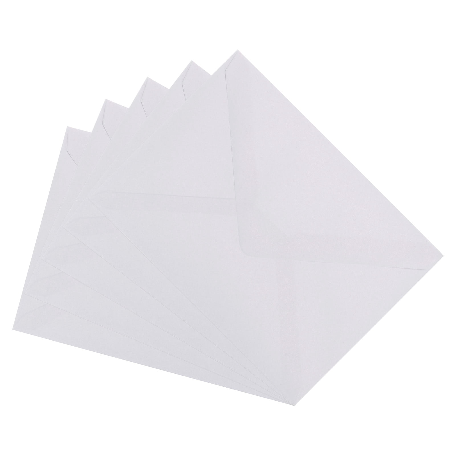 Uxcell 5x7 Envelopes, 100Pcs A7 Size V Flap Pearl Invitation Envelopes ...