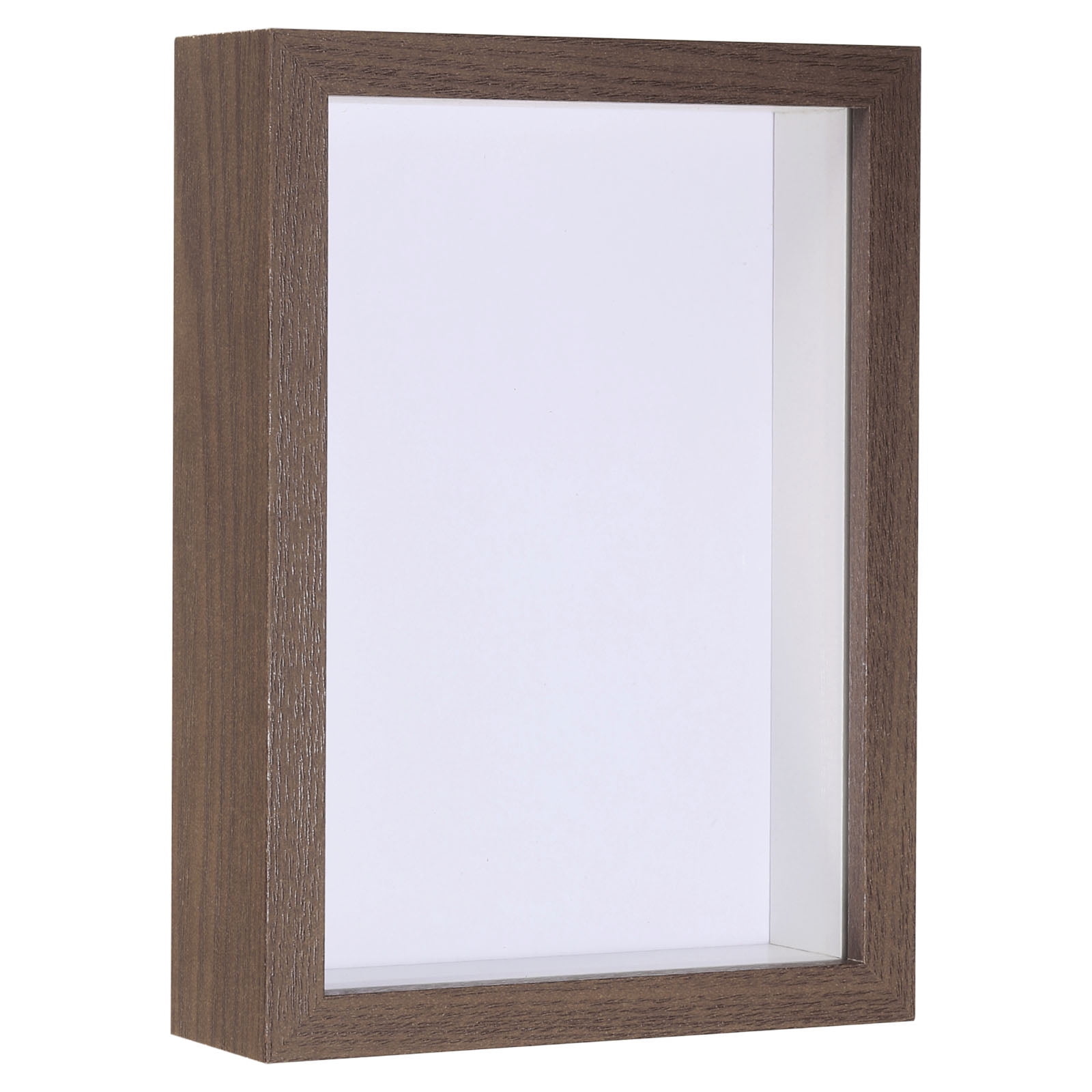 Uxcell 5x7 Shadow Box Frame Wooden Dried Flower Photo Frame Floating ...