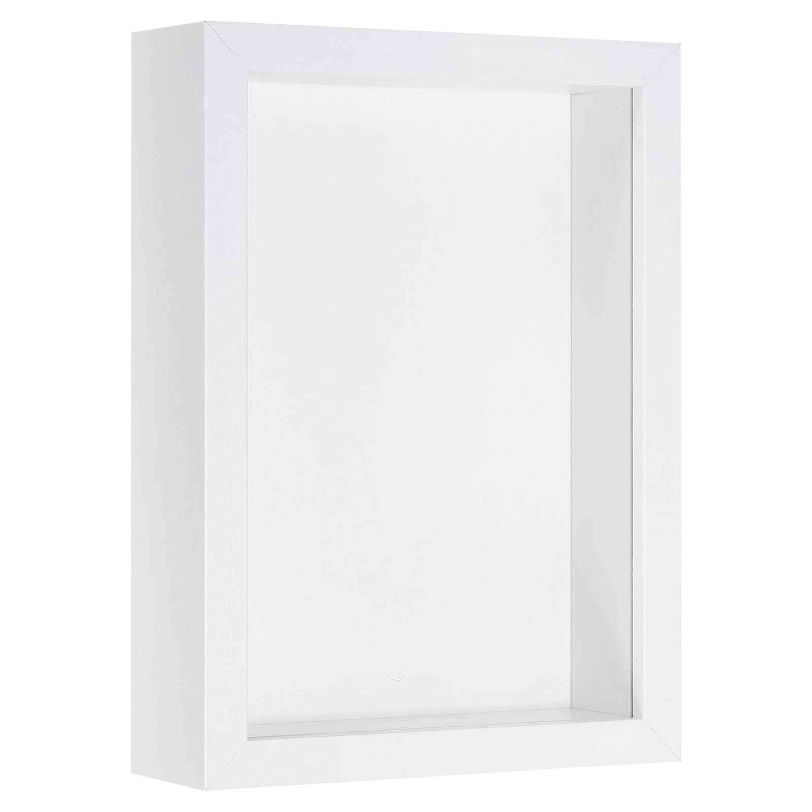 Uxcell 5x7 Shadow Box Frame Wooden Dried Flower Photo Frame Floating ...