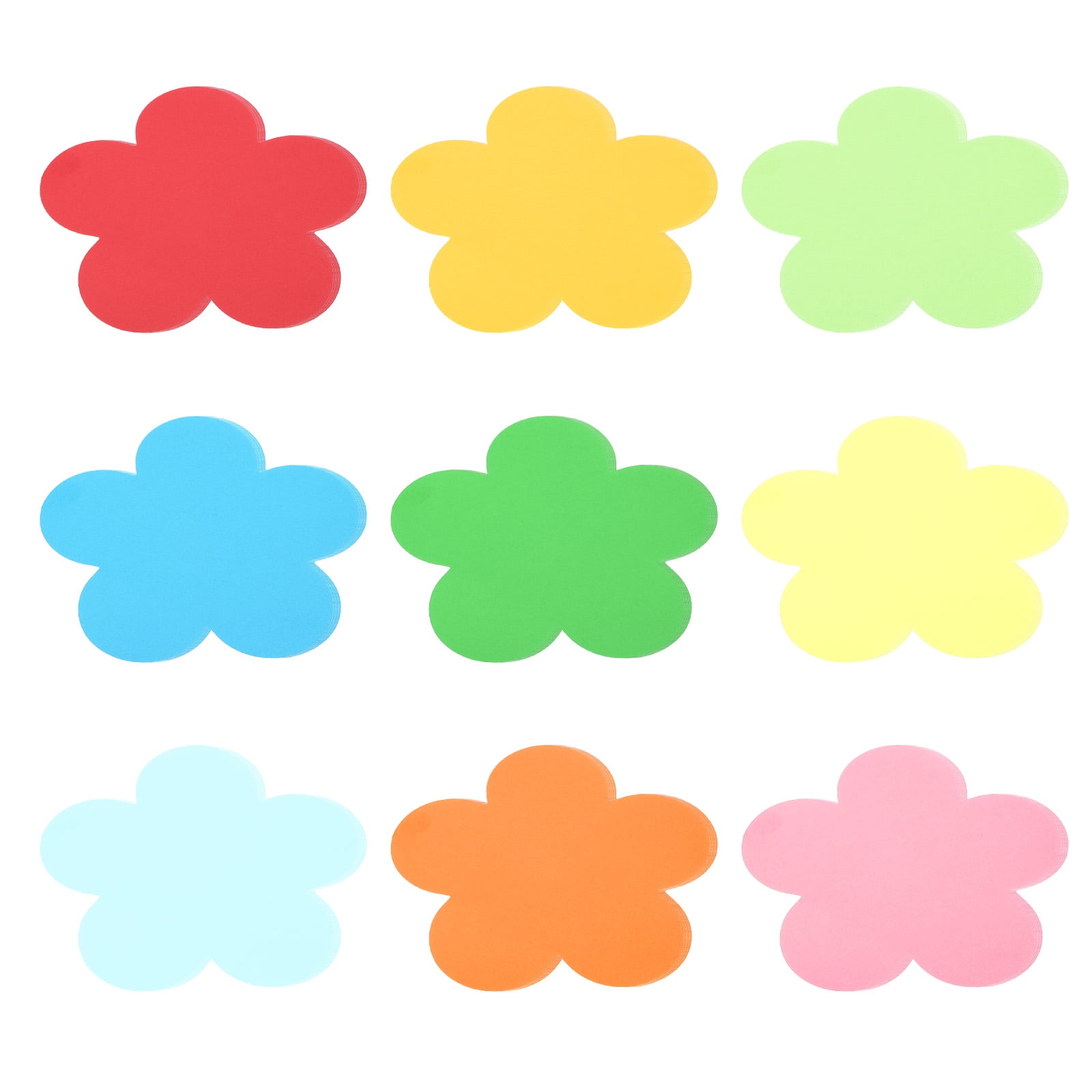 Uxcell 6.1x6.1"Cutouts Paper, 54Pcs Petals Assorted Color Cut Outs ...
