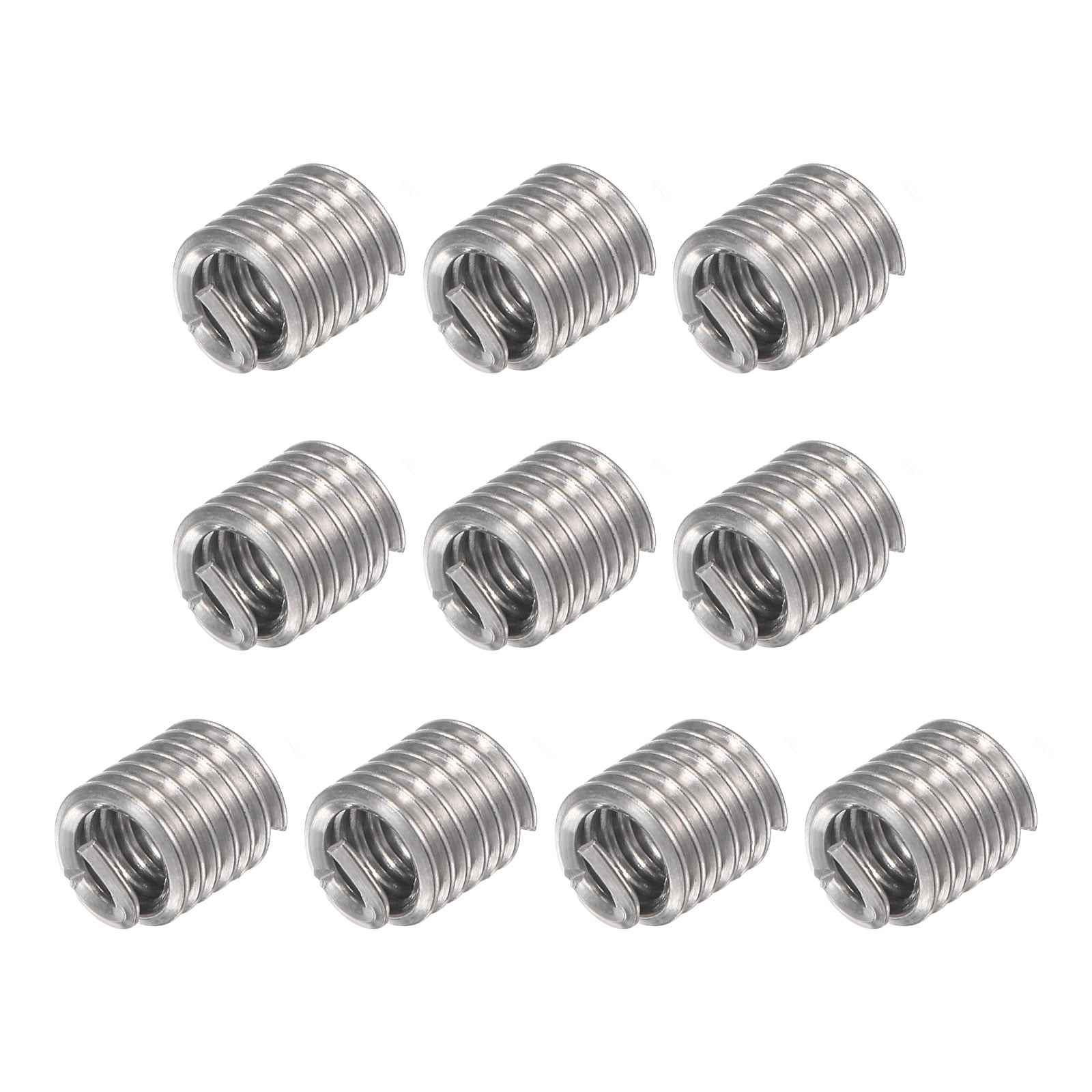 Uxcell 6-32 UNC 2.0D 304 Stainless Steel Wire Thread Inserts Screw ...