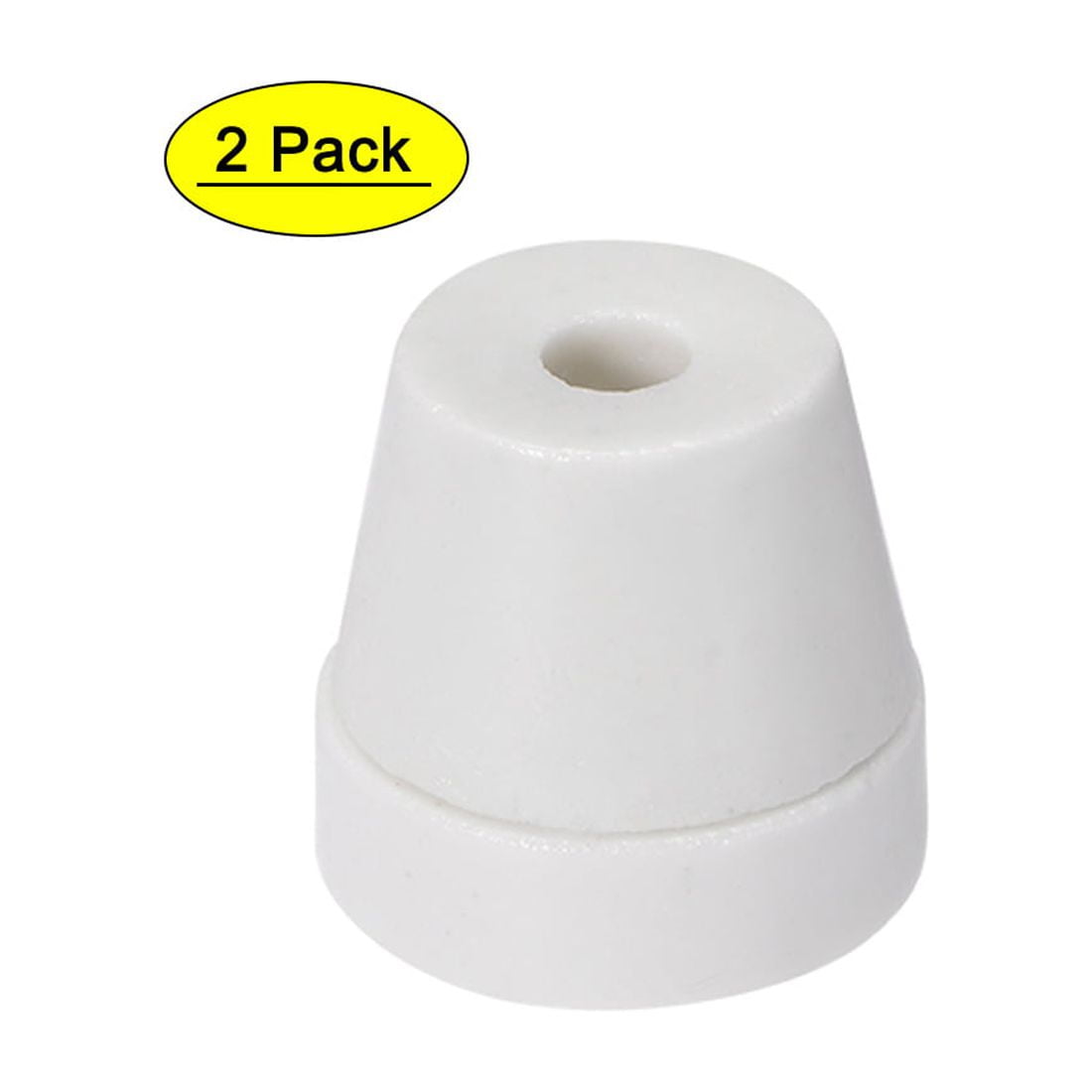 Uxcell 6.3mm Dia Ceramic Tapered Insulators Beads Alumina Porcelain ...
