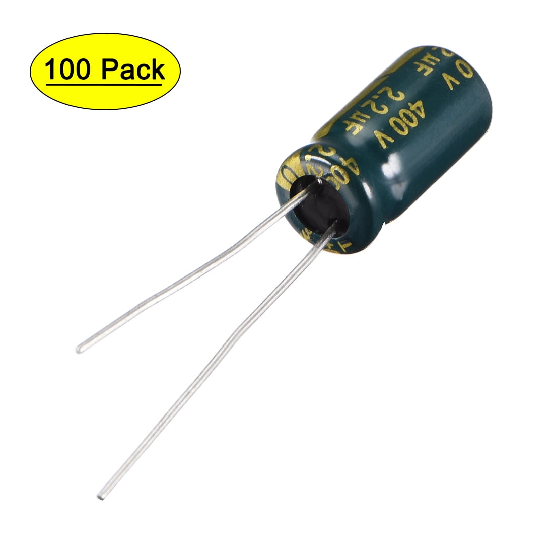 Uxcell 6.3x12mm 2.2uF 400V Low ESR Aluminum Radial Electrolytic ...