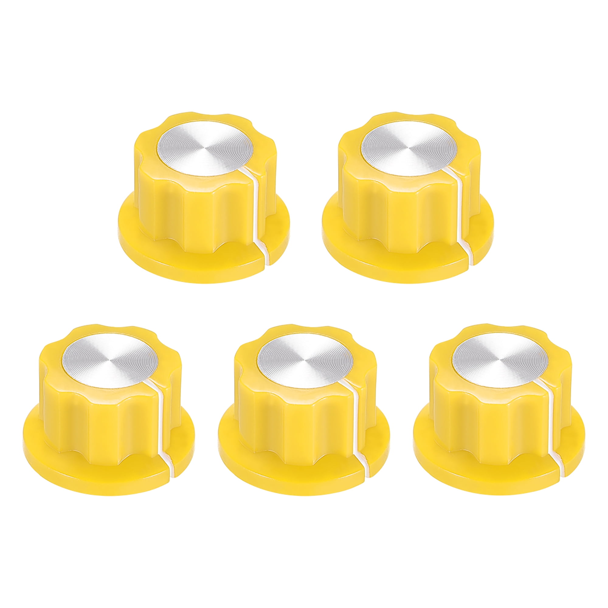 Uxcell 6.4mm Shaft Hole Potentiometer Volume Control Rotary Knobs ...