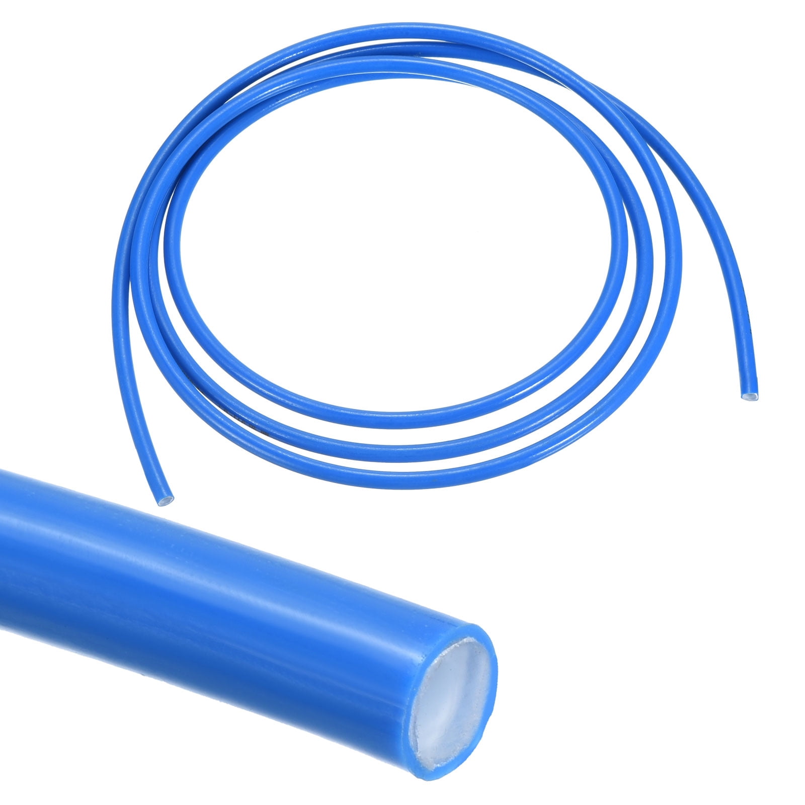 Uxcell 6.5 Ft Pneumatic Air Line Hose, 2000mm x 5.8mm Nylon PU Flexible ...