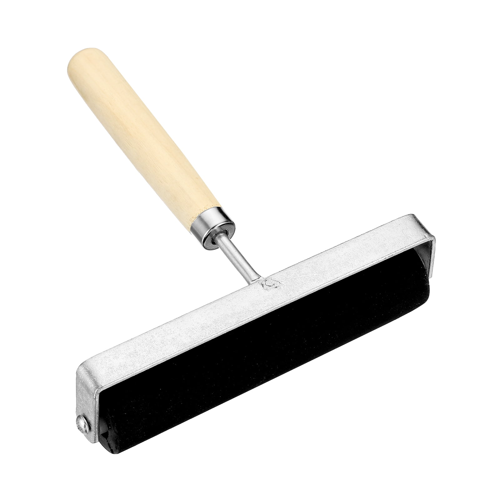 Uxcell 6.5 Inch Rubber Roller Brayer, Anti Skid Hard Rubber Roller Tool ...