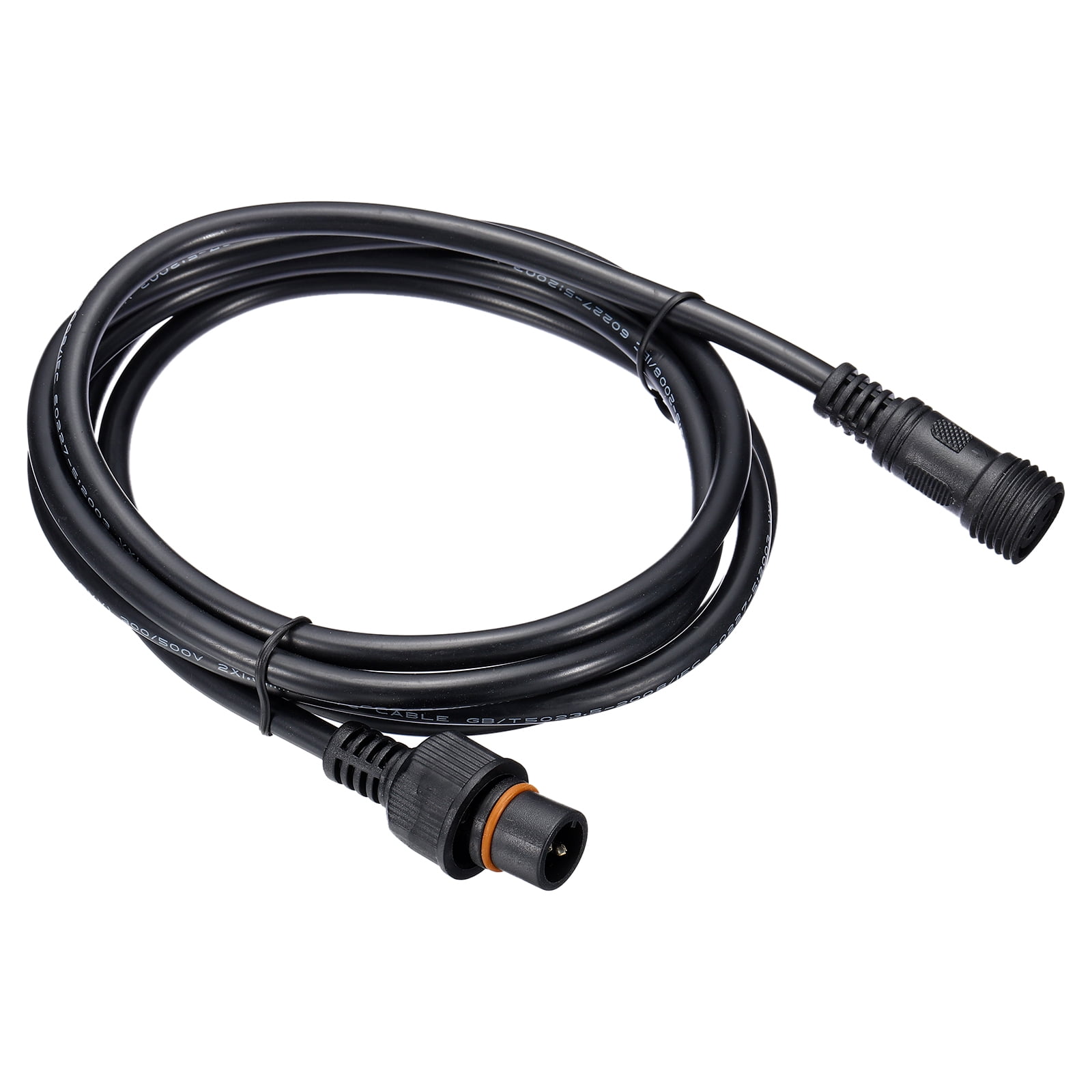 Uxcell 6.56Ft 2 Pin 18AWG Extension Cable Wire with Male and Female ...