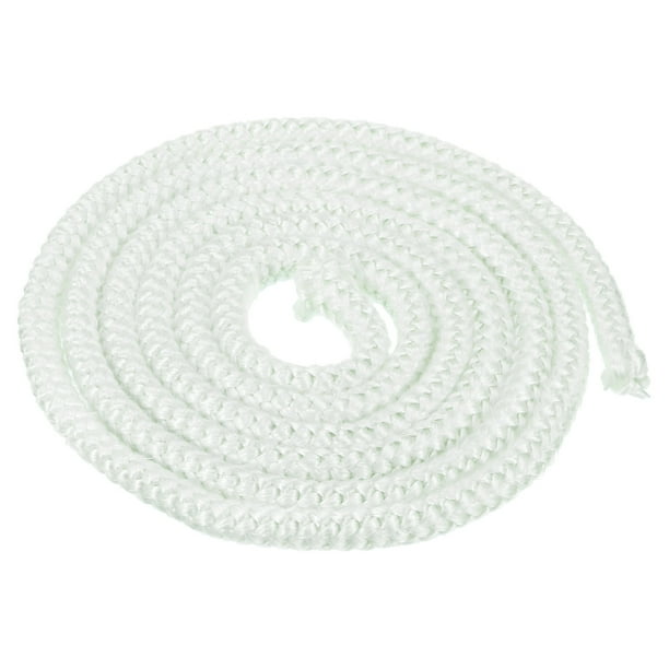 Uxcell 6.57ftx0.39inch Fiberglass Rope, Round Braided Rope High ...