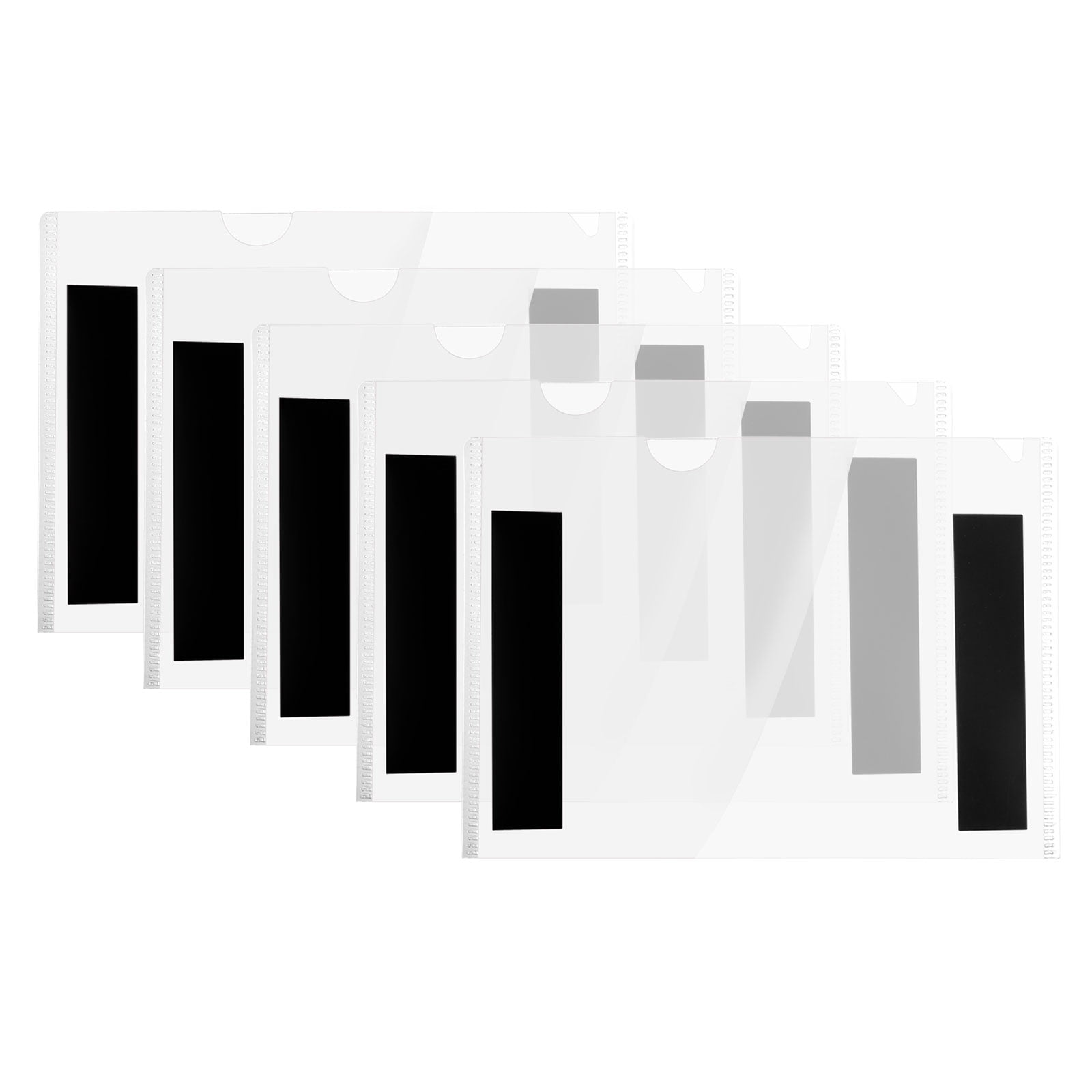 Uxcell 6.69'' x 4.72'' Magnetic Sign Holder 5Pcs Magnetic Frames ...