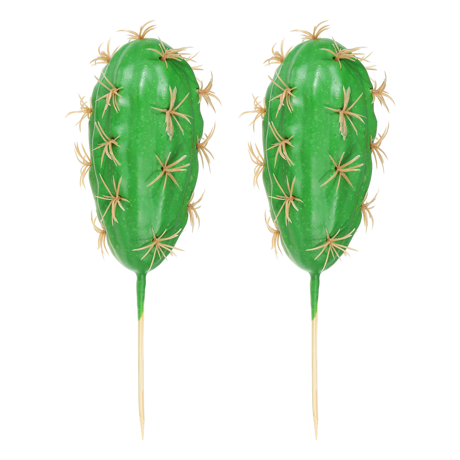 Uxcell 6.7"x2.2" Faux Cactus Artificial Succulents Plants Cactus Decor ...