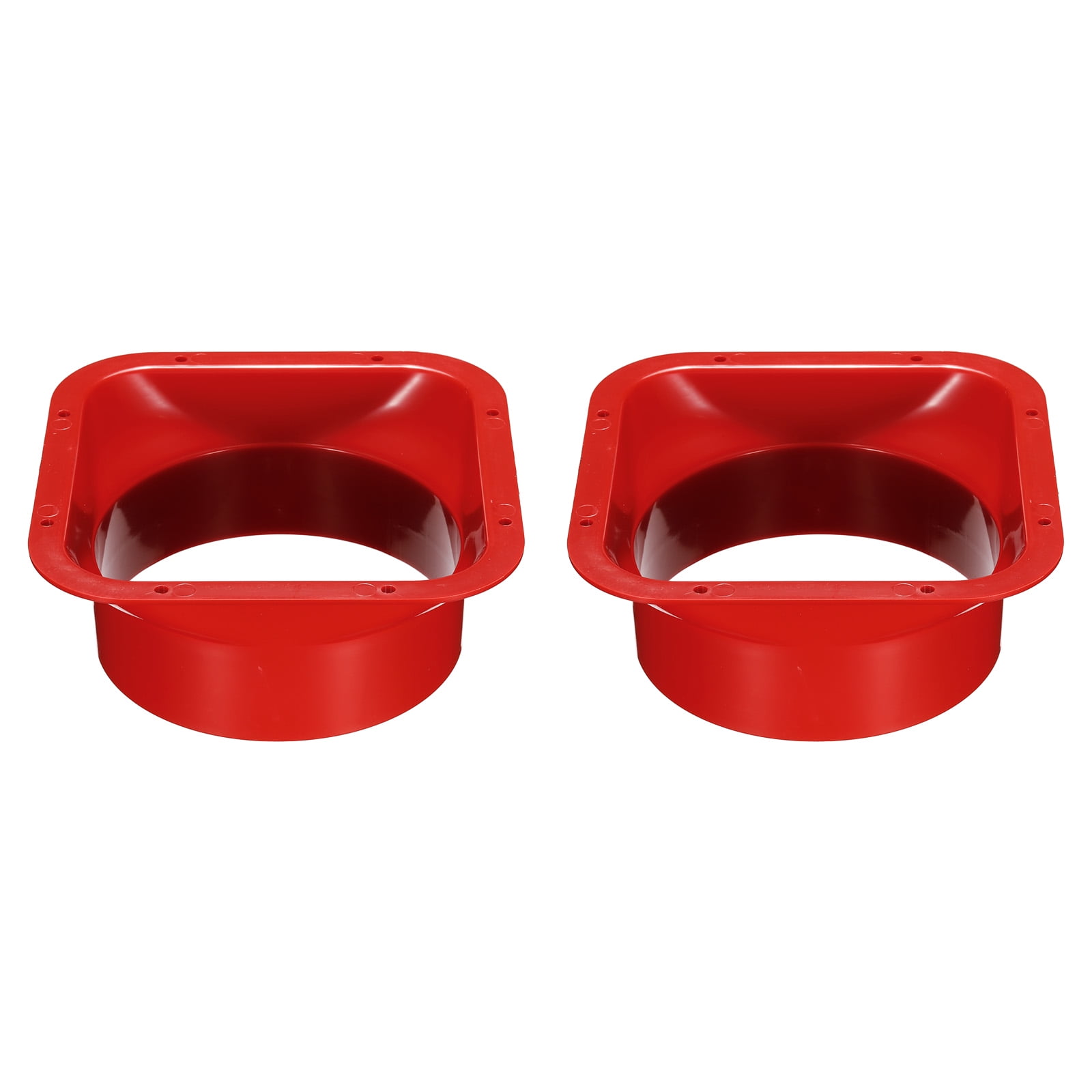 Uxcell 6" ABS Square Duct Connector Flange Exhaust Hose Flange ...