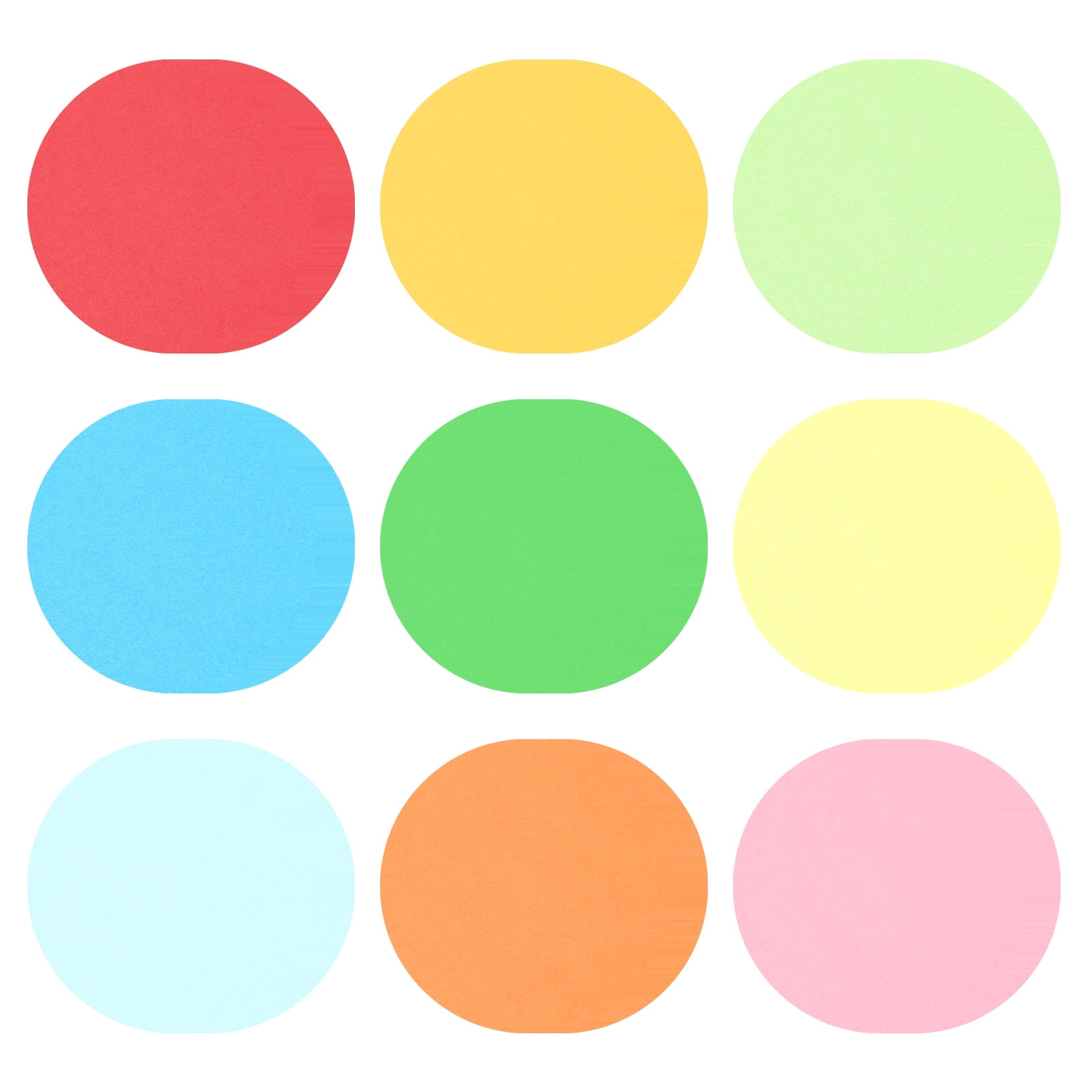 Uxcell 6"Cutouts Paper, 180Pcs Circles Assorted Color Cut Outs Paper ...