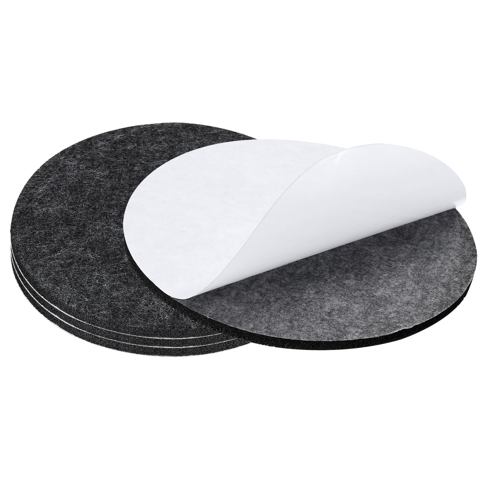 Uxcell 6" Diameter Felt Furniture Pads, 4 Pcs 1/2" Thick Lamp Base Felt ...