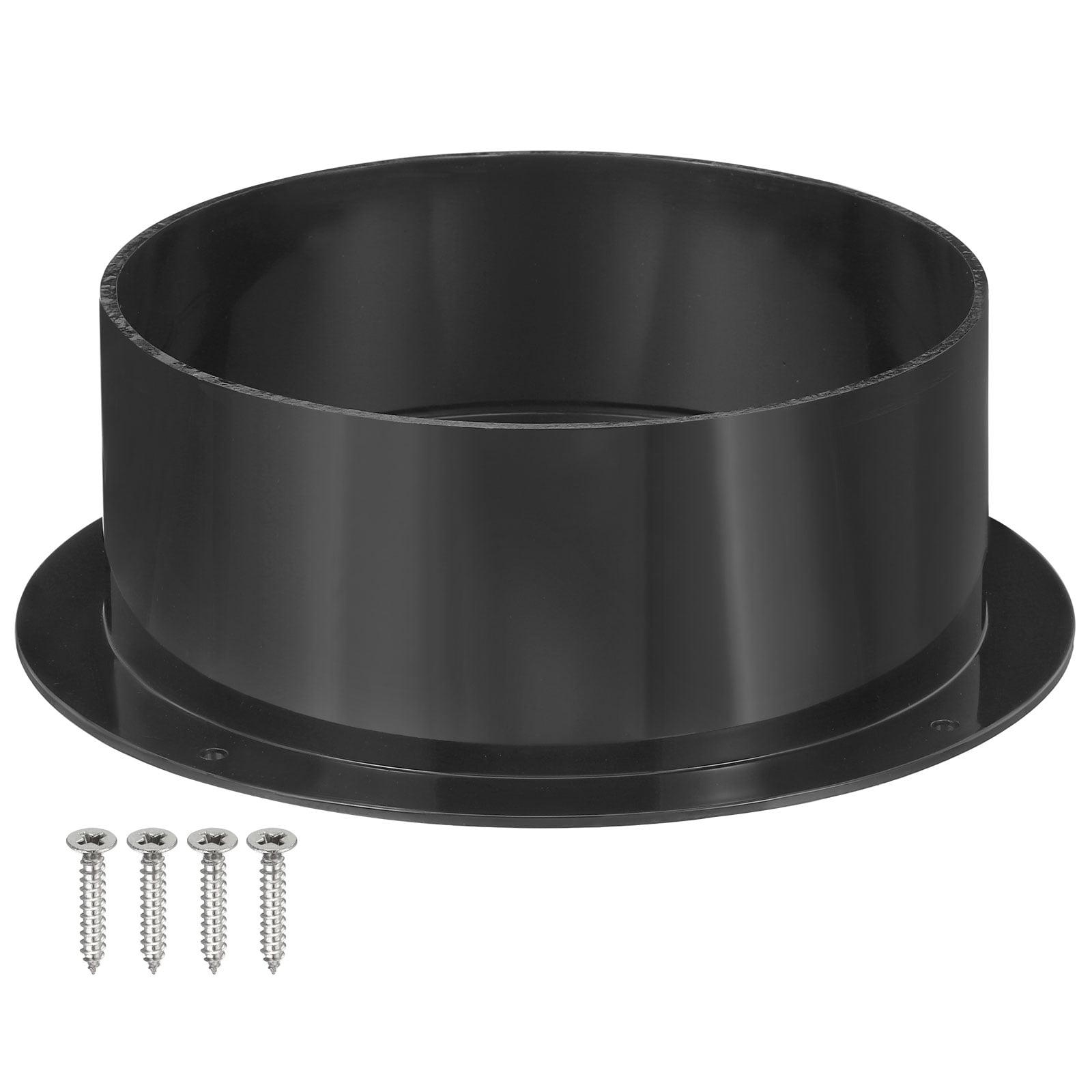 Uxcell 6" Duct Connector Flange ABS Exhaust Flange Duct Mounting Plate ...