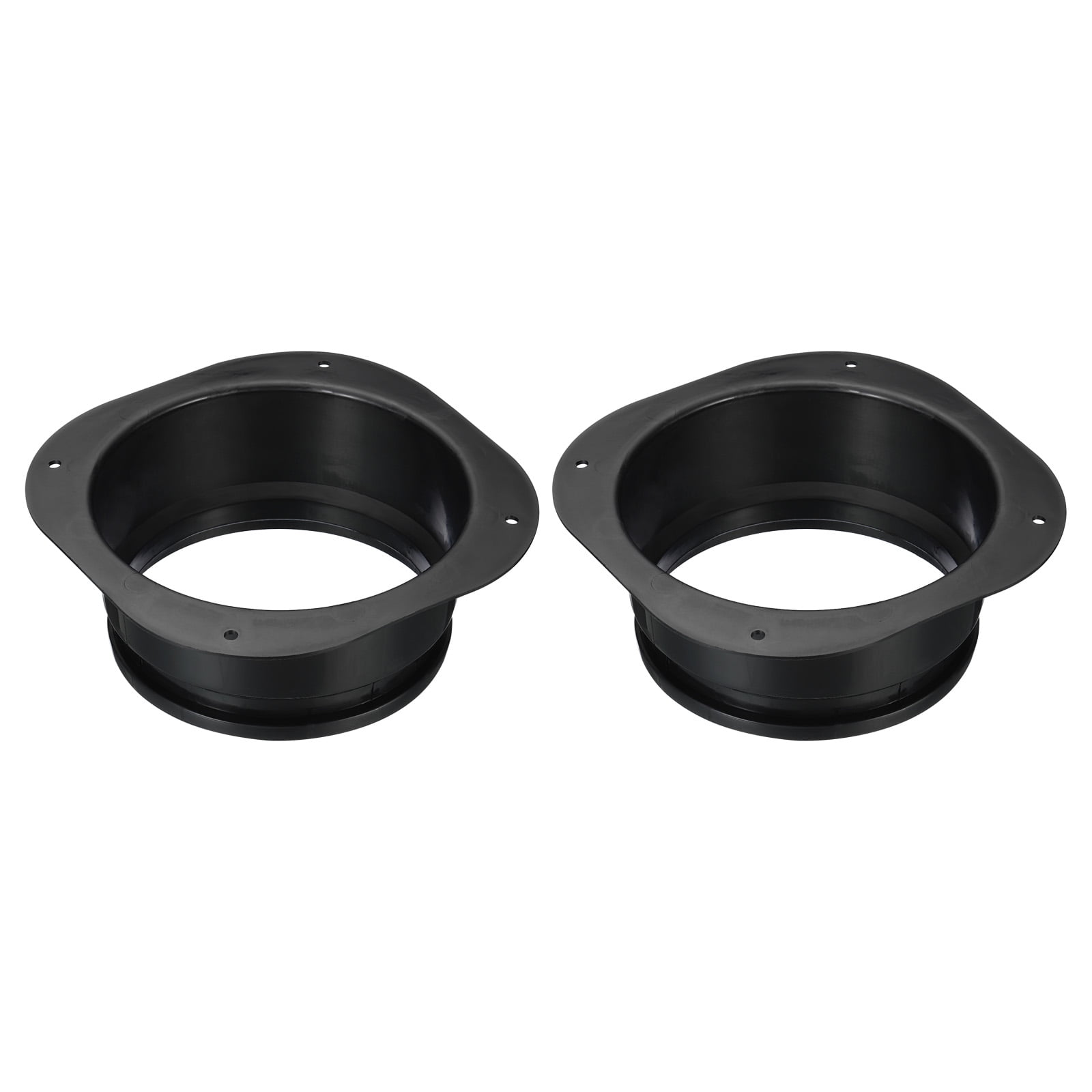 Uxcell 6" Duct Connector Flange Dryer Vent Wall Plate Square to Round ...