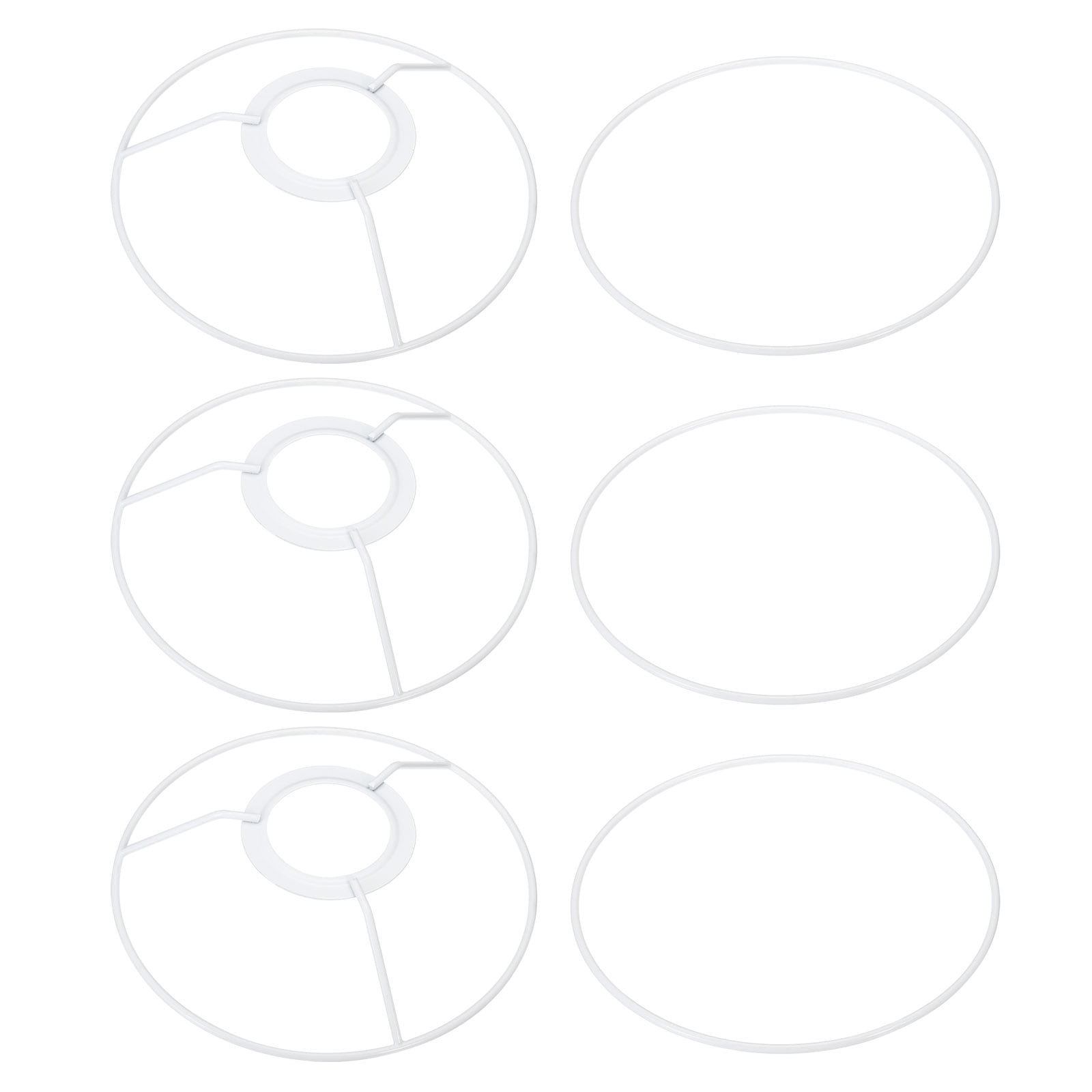 Uxcell 6" E26 E27 Lamp Shade Ring Frame with European Fitter, 3pcs ...