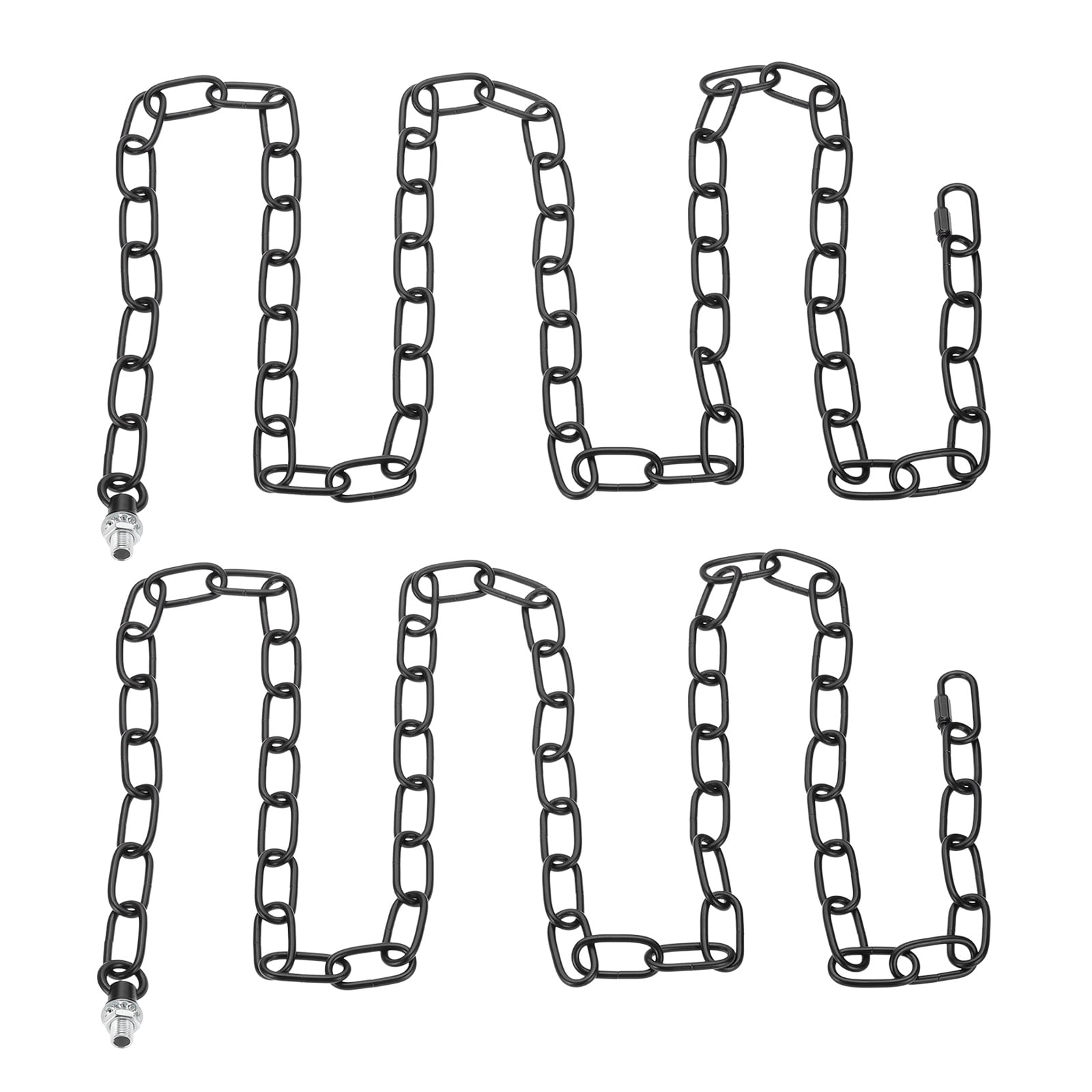 Uxcell 6 Ft Light Fixture Chain, 2 Set Lighting Chain with Quick Link ...