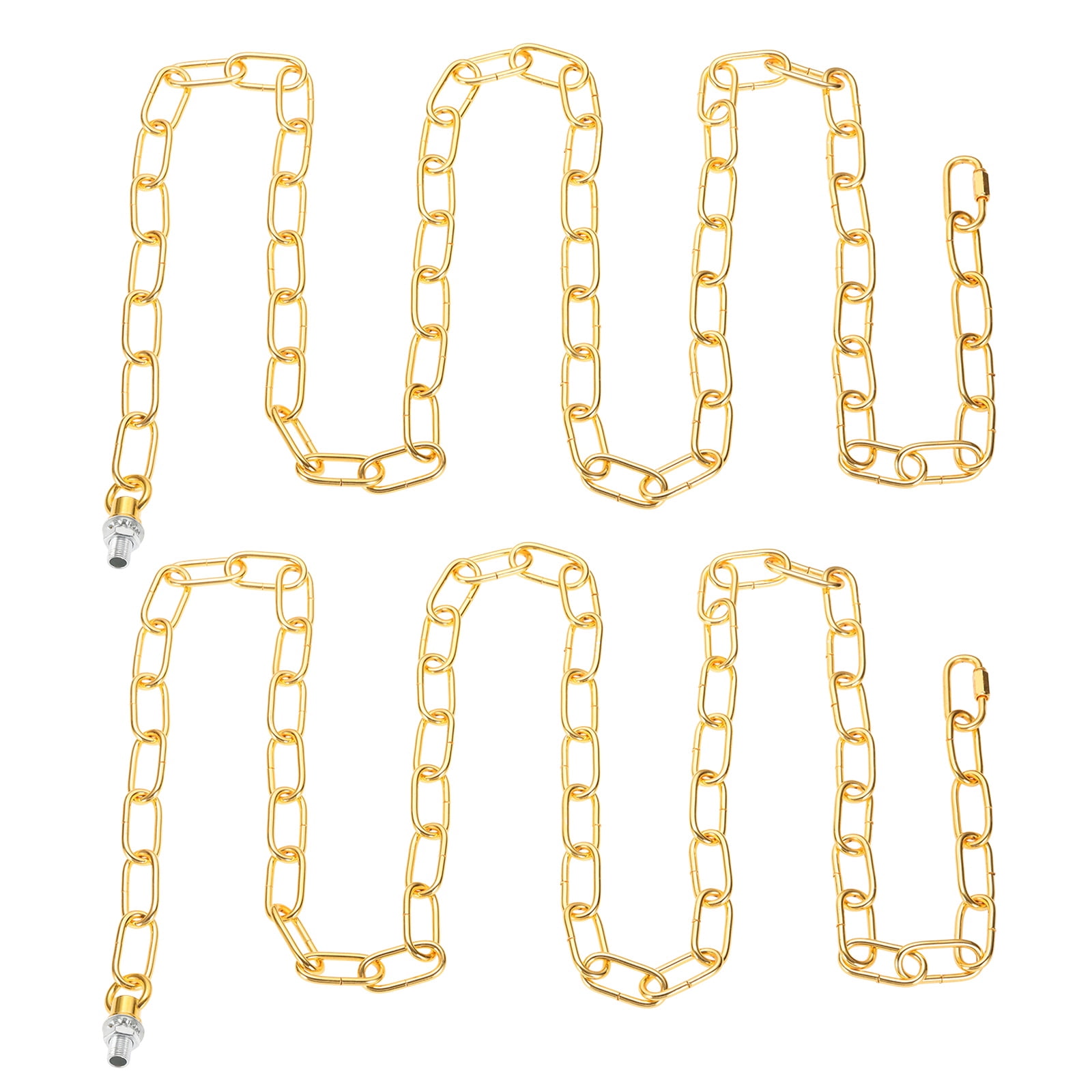 Uxcell 6 Ft Light Fixture Chain, 2 Set Lighting Chain with Quick Link ...