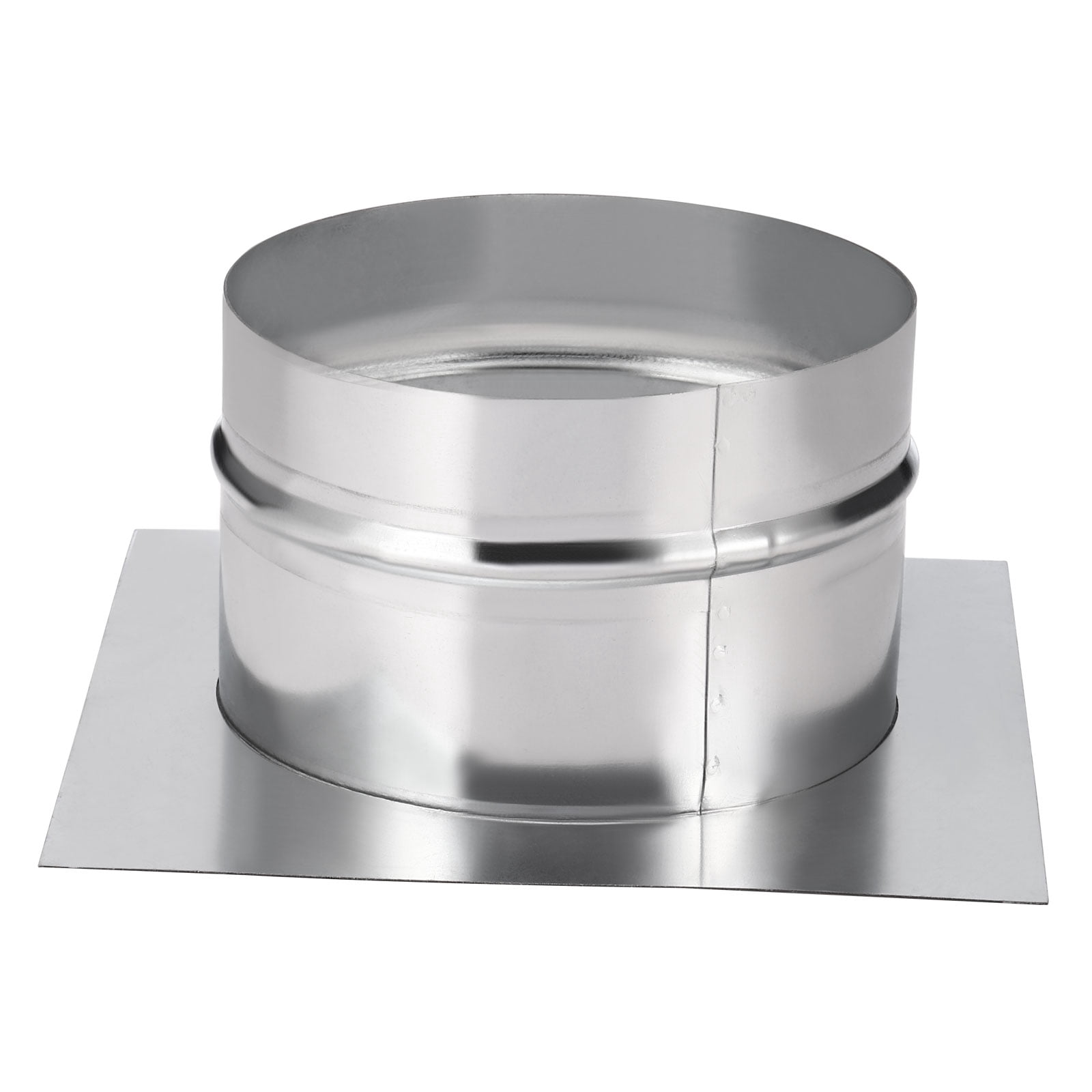 Uxcell 6" Galvanized Steel Duct Connector Flange Air Ducting Mounting ...