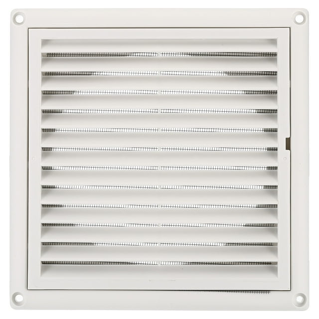 Uxcell 6 Inch Dryer Vent Cover, Exterior Wall Exhaust Vent Air Grille ...