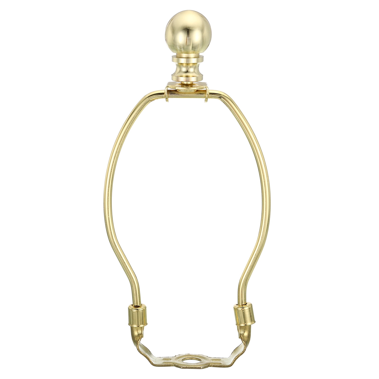 Uxcell 5.98 inch Lamp Harp Kit with Finial Lamp Shade Holder Gold Tone ...