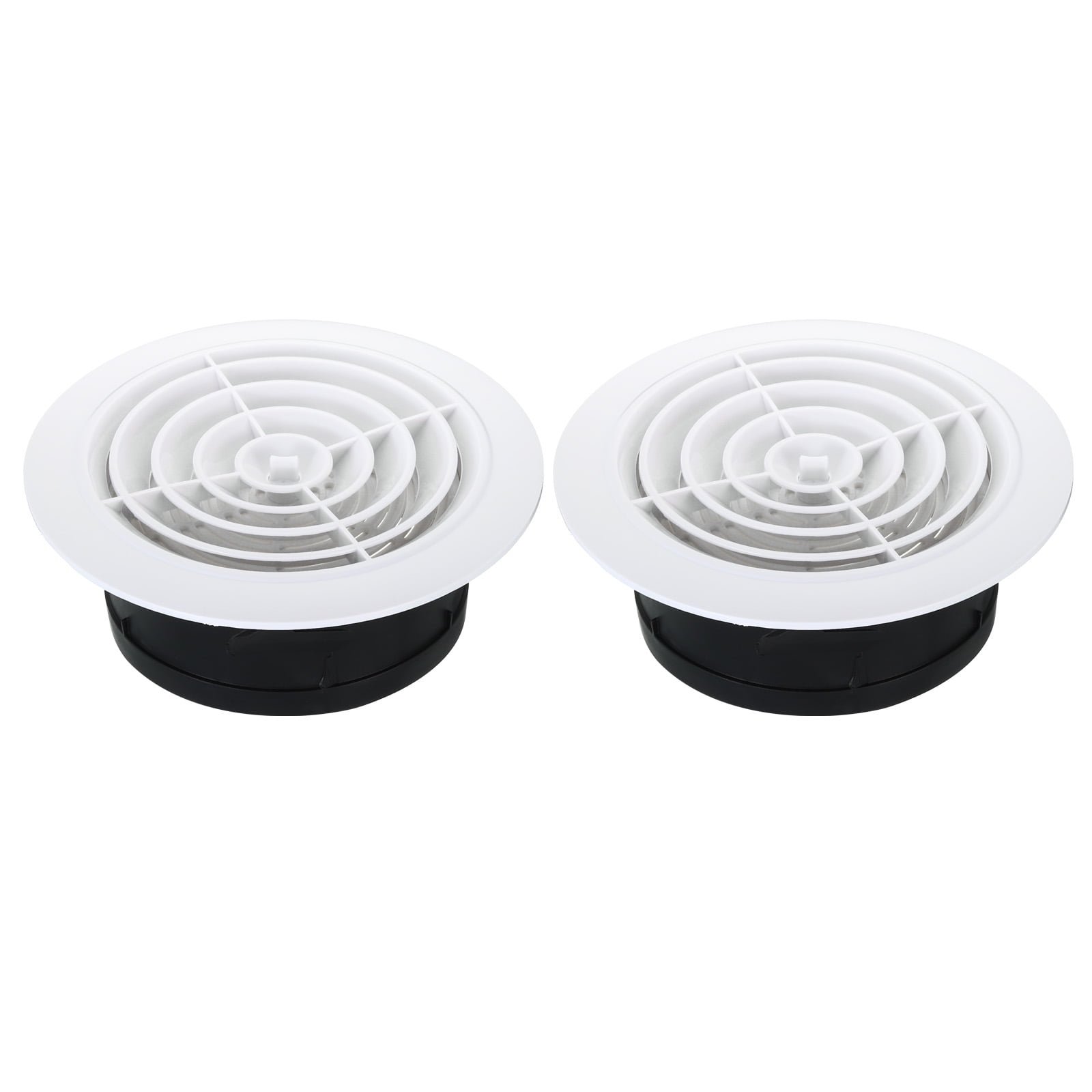 Uxcell 6 Inch Round Air Vent 2pcs Adjustable Ceiling Diffuser Grill ...