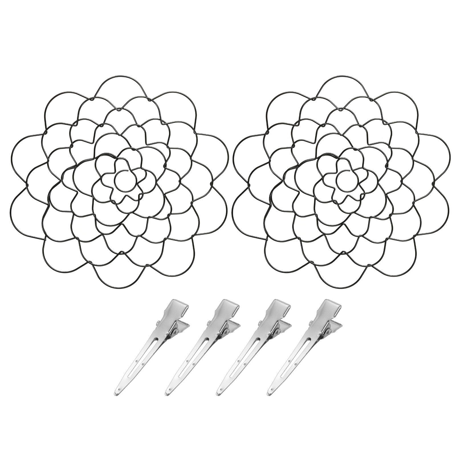 Uxcell 6 Inch Stainless Steel Flower Arranger Frog Lid Vase Insert with ...
