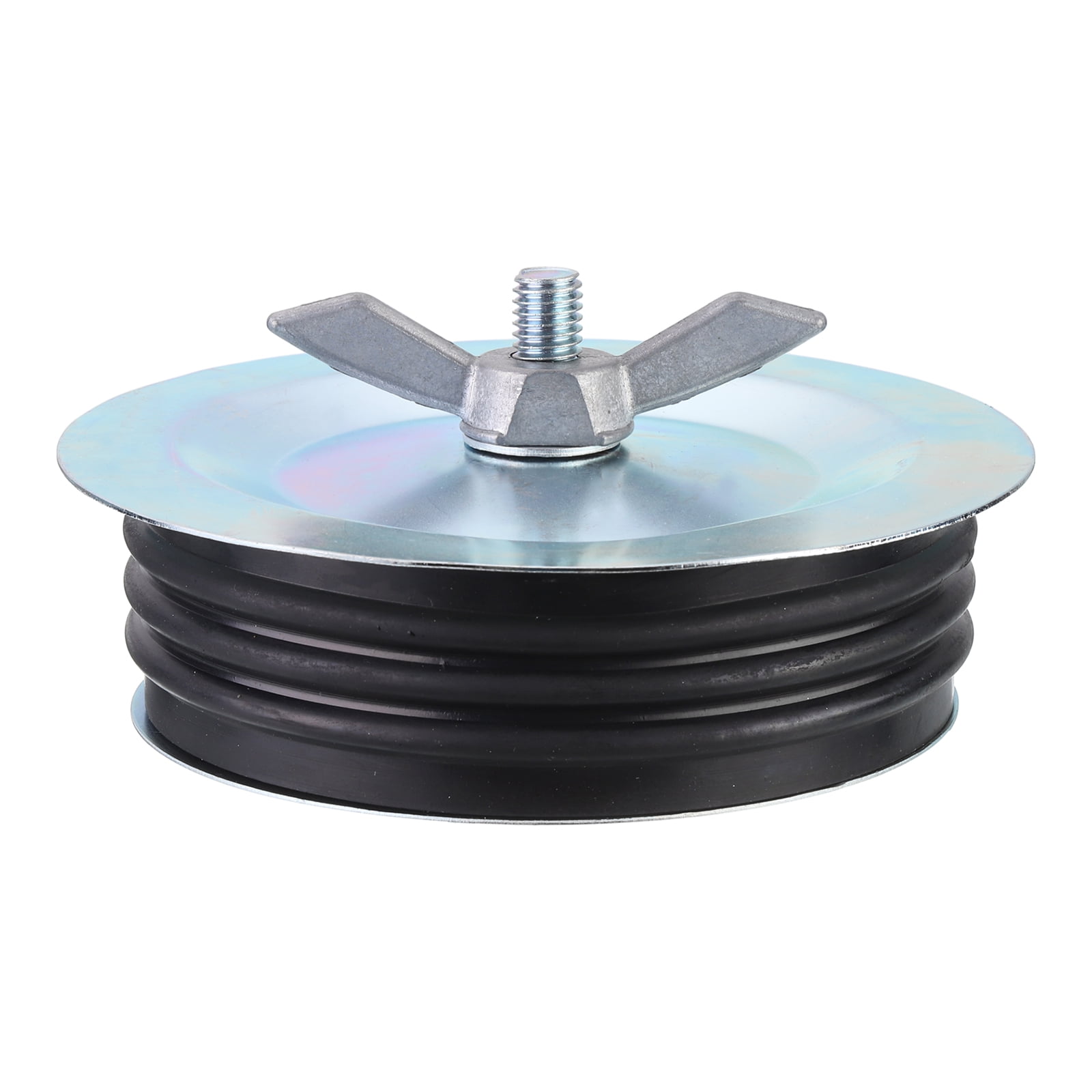 Uxcell 6 Inch Steel Mechanical Test Pipe Plug Sewer Cleanout Cap Cover ...