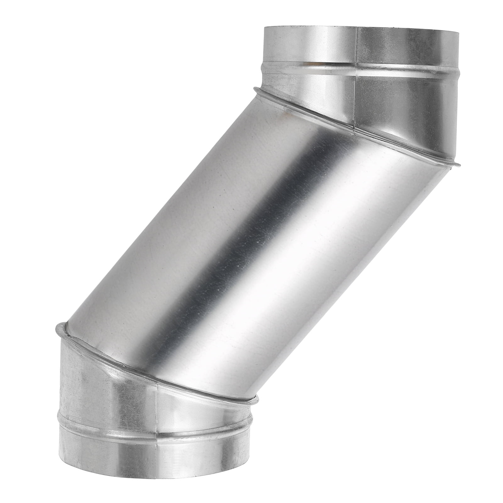 Uxcell 6" OD Round Metal Duct Offset, Dryer Vent Round Elbow Tube Bend ...
