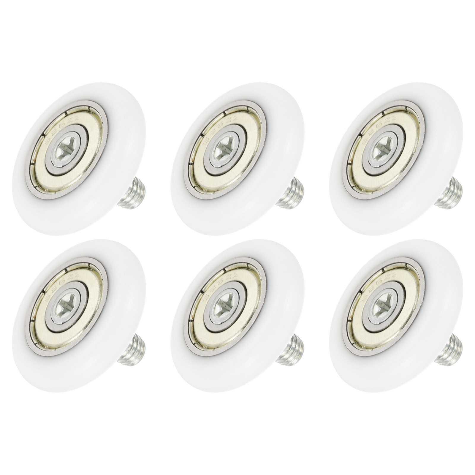 Uxcell 6 PCS Drawer Rollers 2x28mm Nylon Bearing Roller Drawer Pulley ...