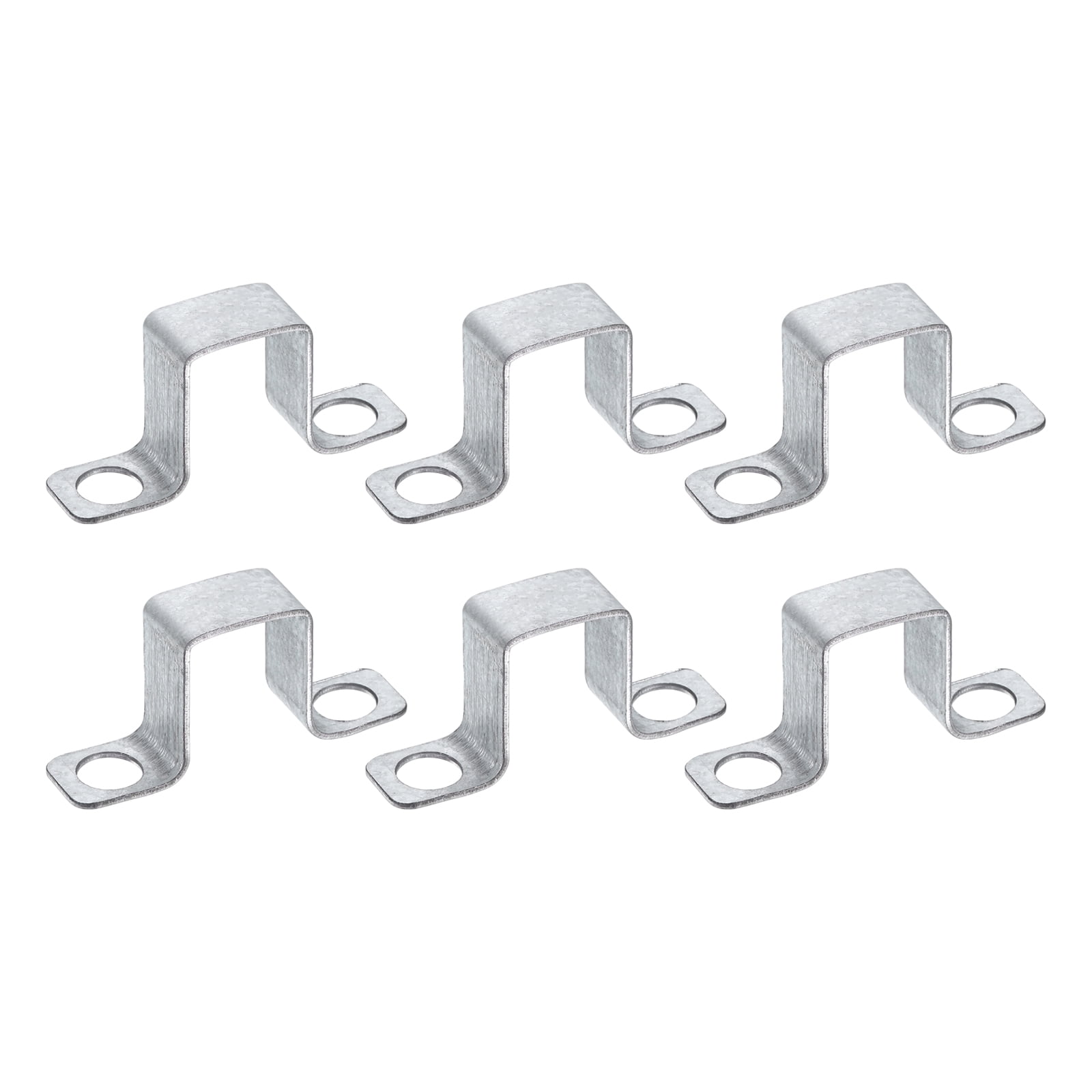 Uxcell 6 Pack 23x30 mm U Shaped Connector Bracket, Square Tube Strap ...