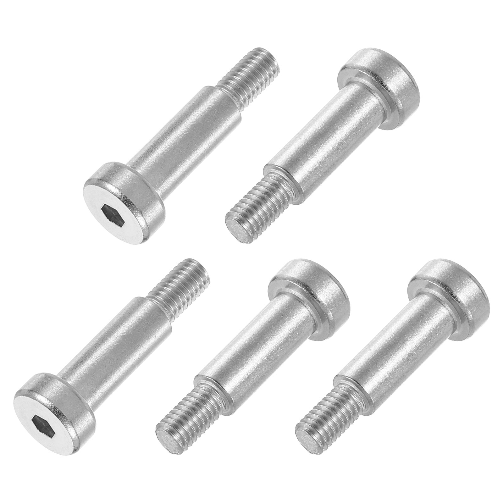 Uxcell 6 Pack 304 Stainless Steel Shoulder Bolt 8mm Shoulder Dia 20mm ...