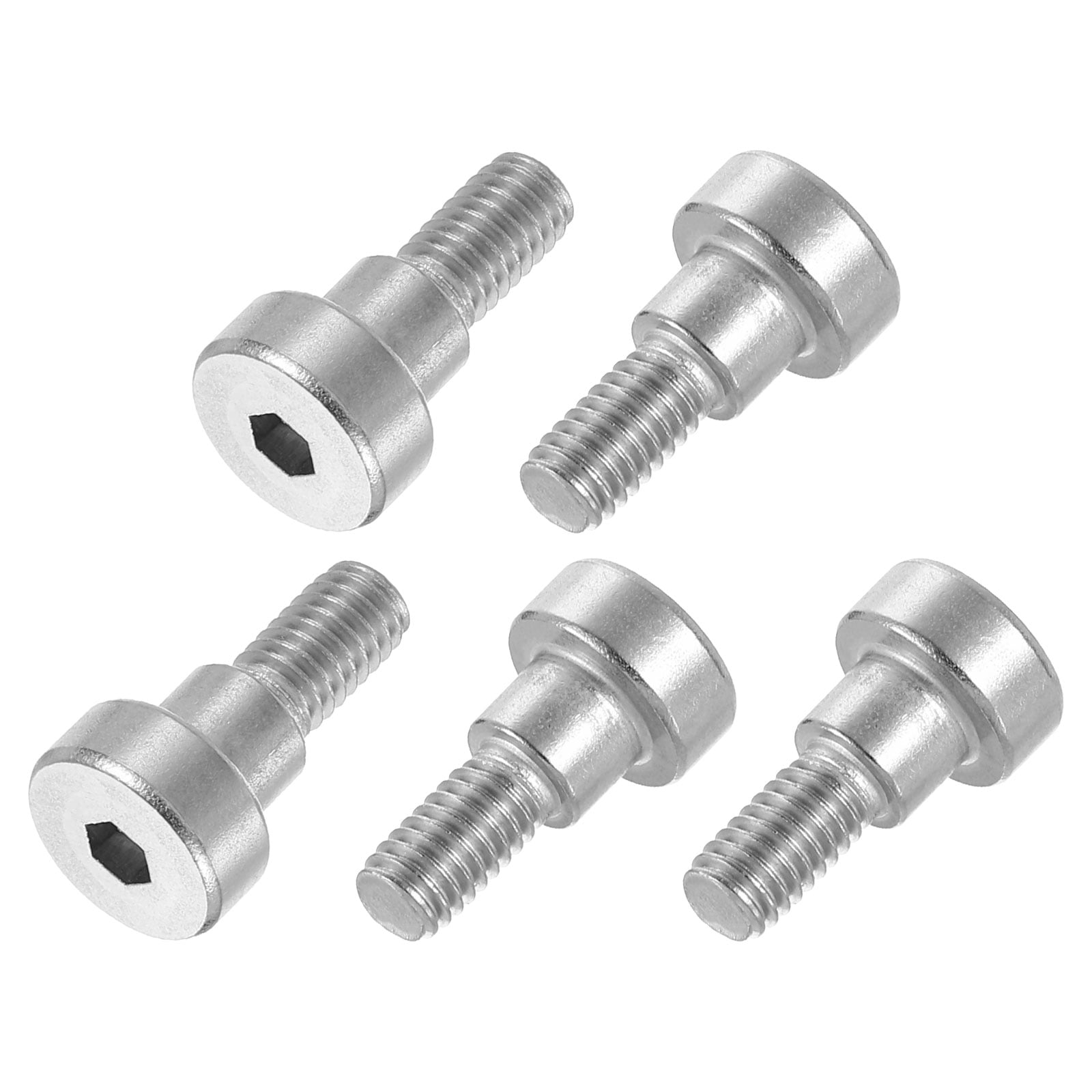 Uxcell 6 Pack 304 Stainless Steel Shoulder Bolt 8mm Shoulder Dia 6mm ...