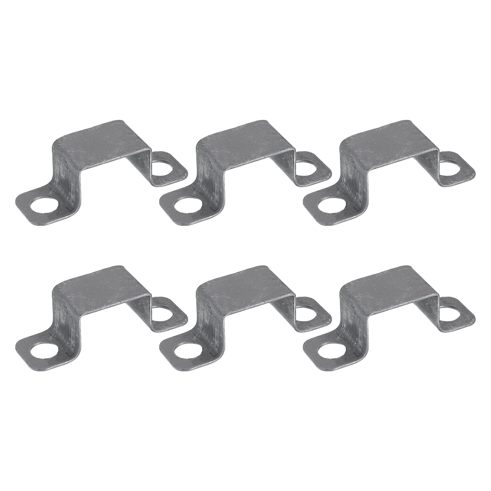 Uxcell 6 Pack 33x24 mm U Shaped Connector Bracket, Square Tube Strap ...