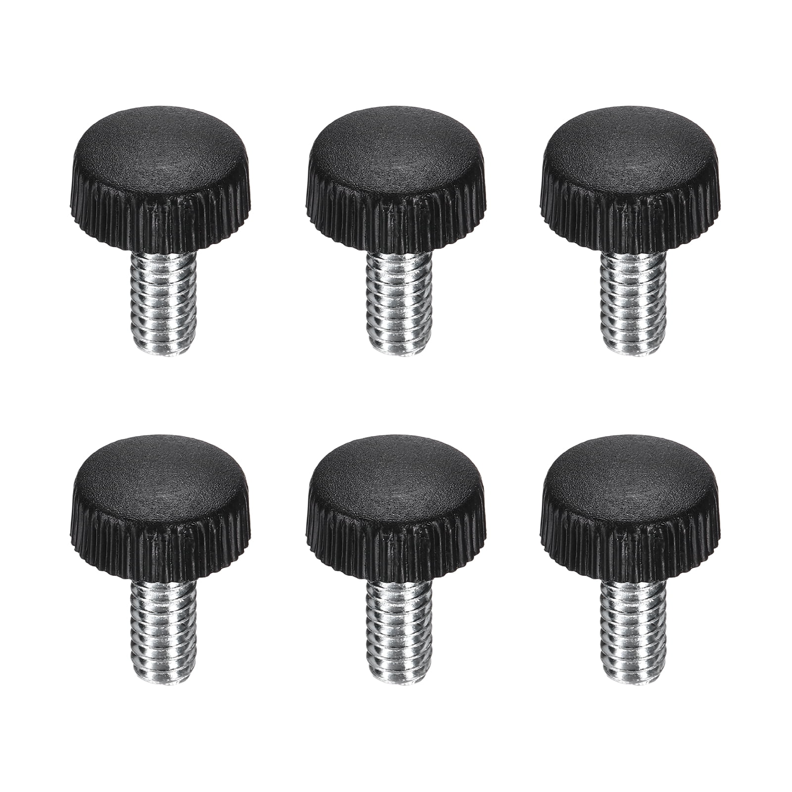 Uxcell 6 Pack Knurled Clamping Knobs, 1/4"-20 UNC 0.59" Threaded Stud ...