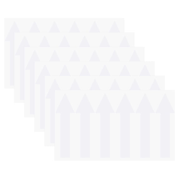 Uxcell 6-Pack 4 x 1 in Waterproof Adhesive Arrow Stickers for Wall ...