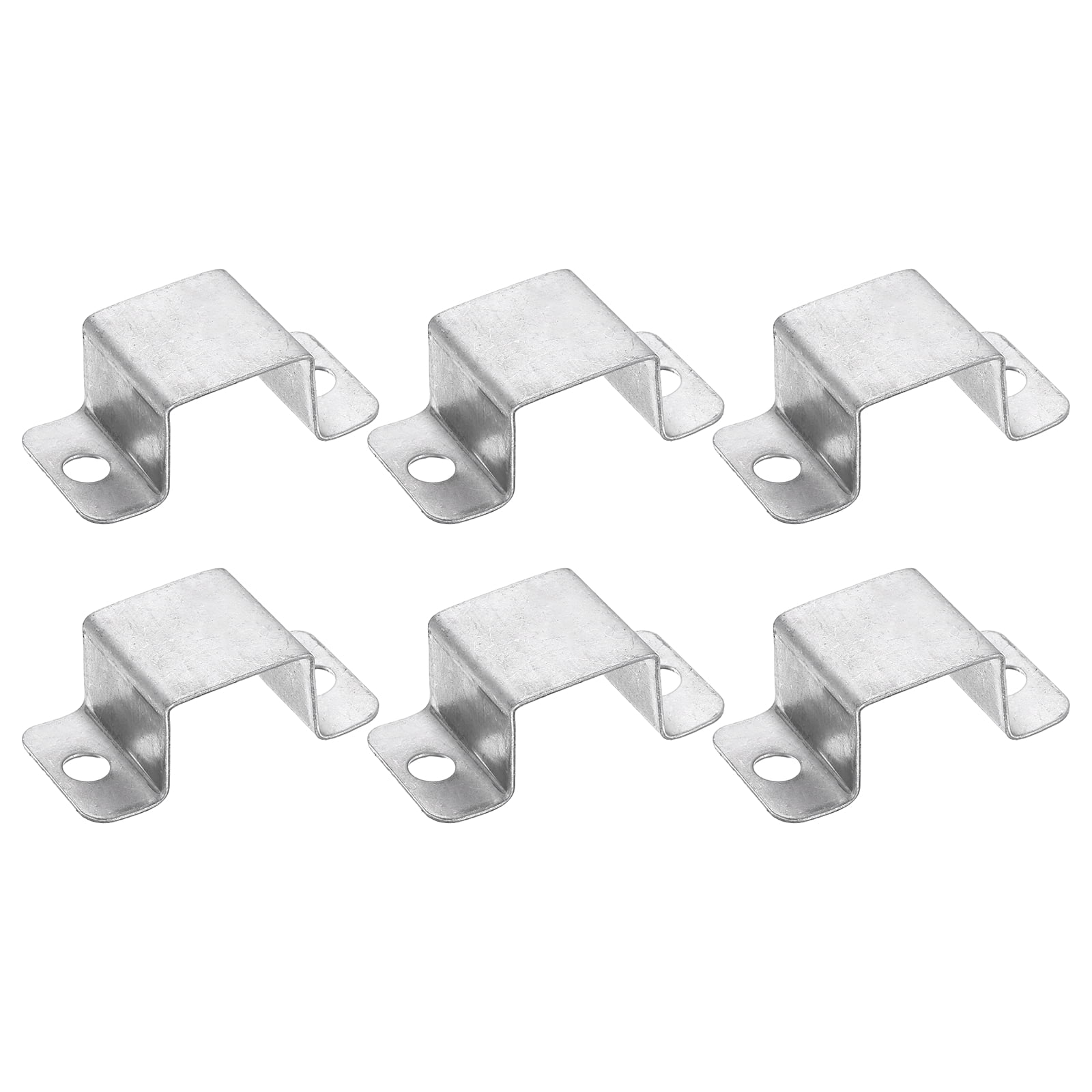 Uxcell 6 Pack 42x32 mm U Shaped Connector Bracket, Square Tube Strap ...
