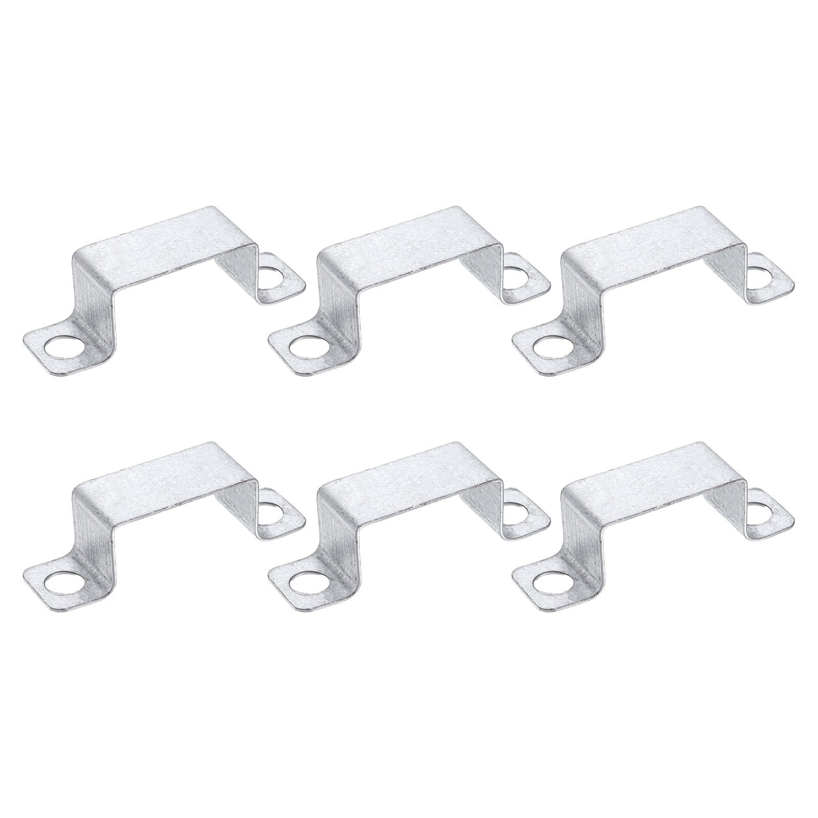 Uxcell 6 Pack 50x27 mm U Shaped Connector Bracket, Square Tube Strap ...