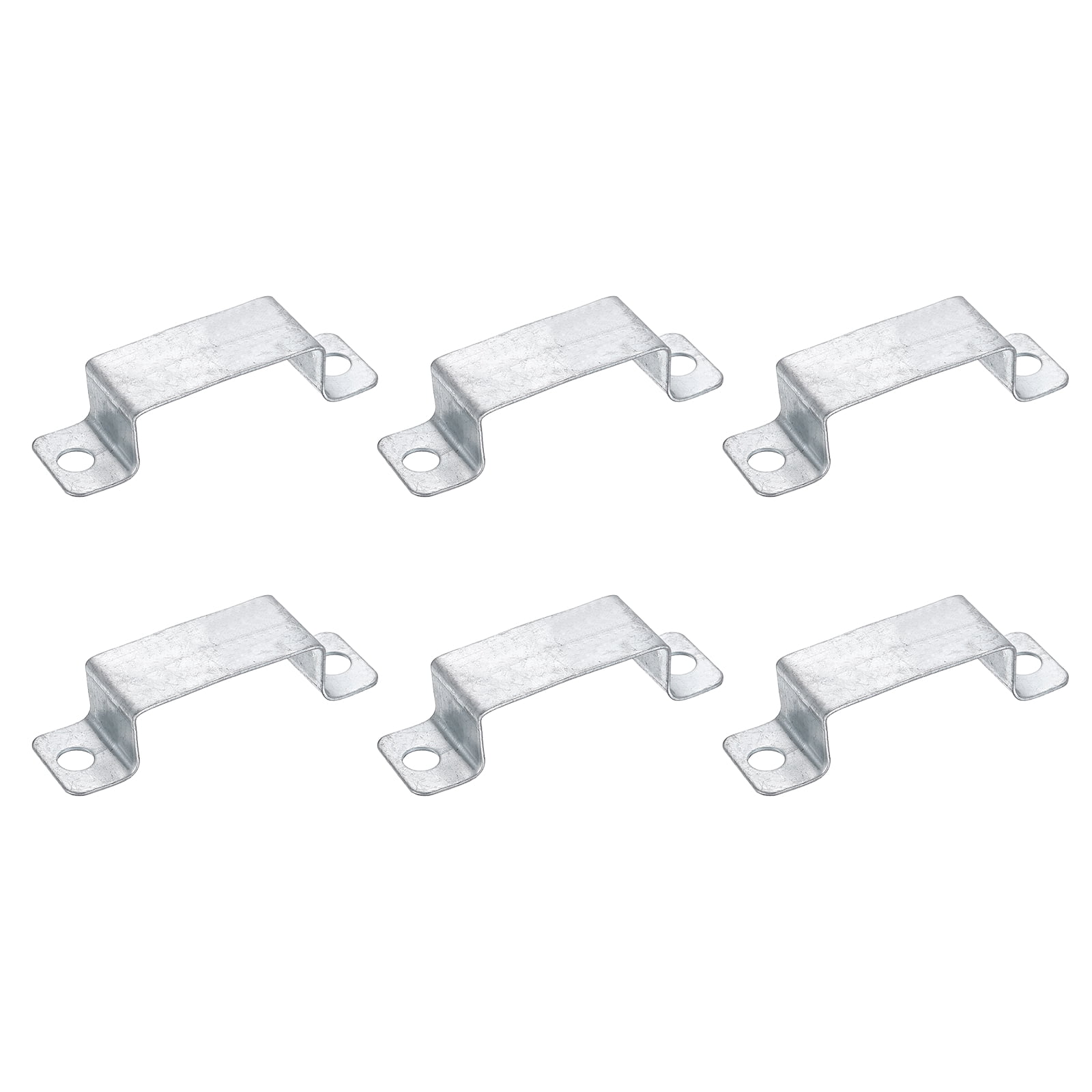 Uxcell 6 Pack 71x27 mm U Shaped Connector Bracket, Square Tube Strap ...