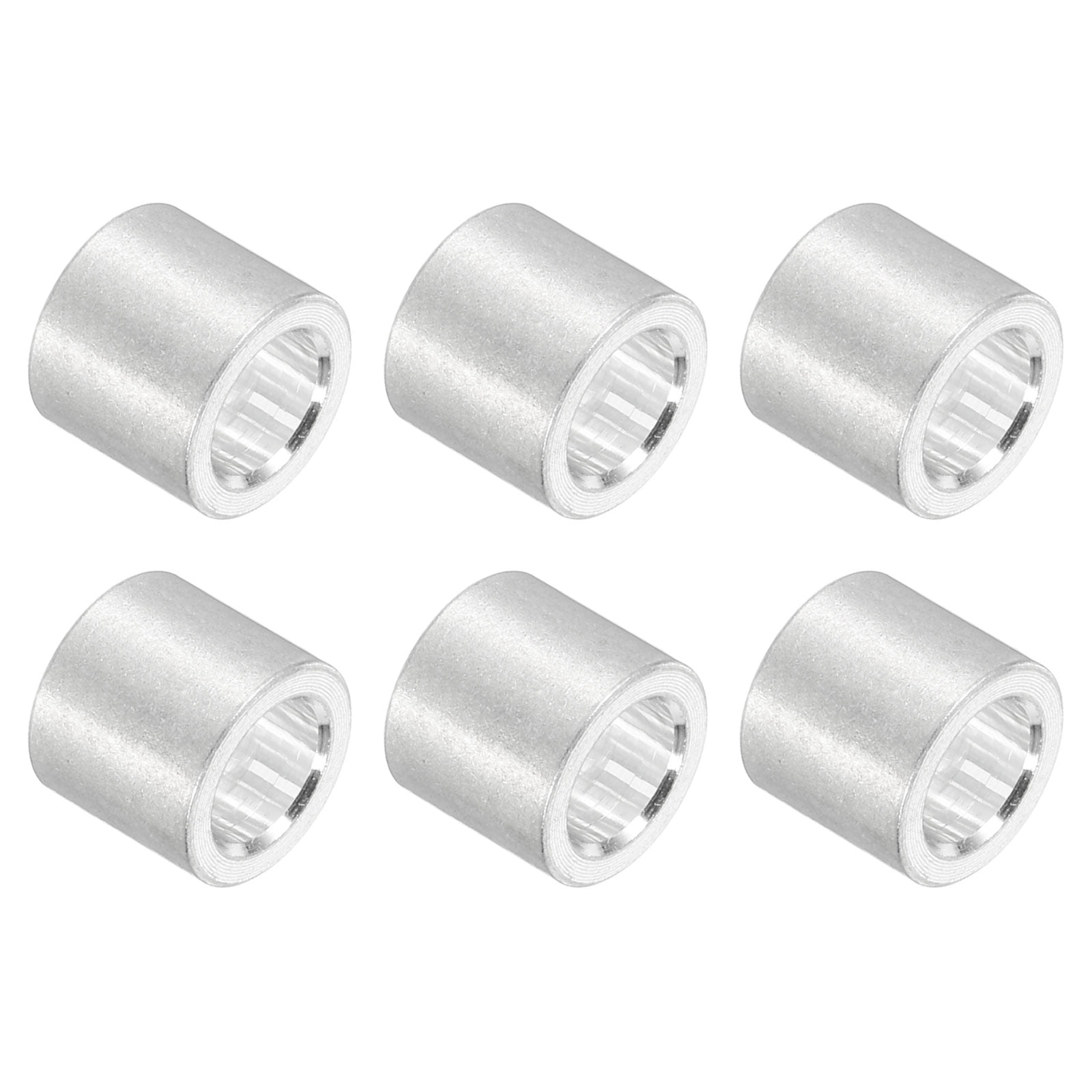 Uxcell 6 Pack Aluminum Spacer, 5/16" OD x 3/16" ID x 9/32" Length ...