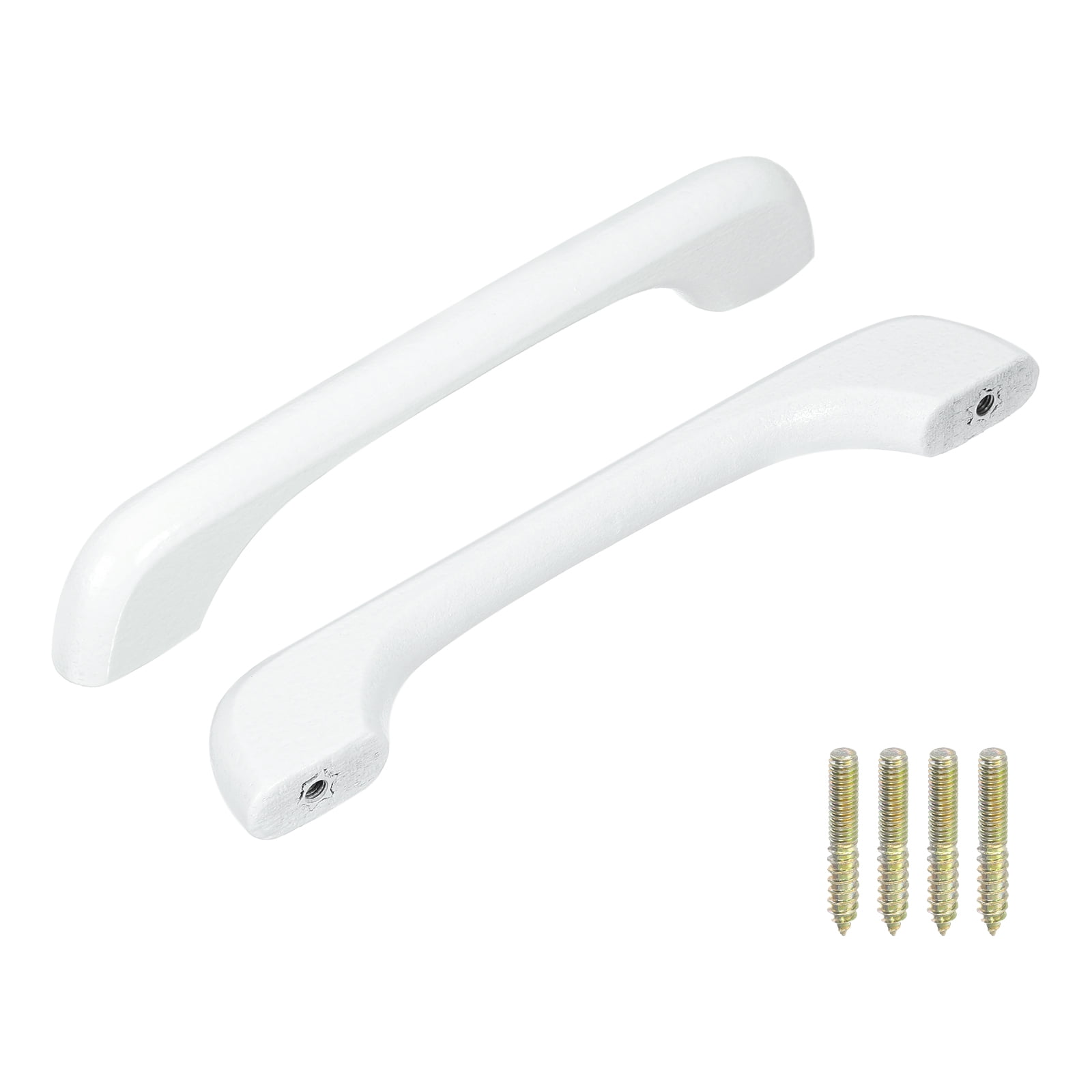Uxcell 6 Pack Beech Wood 5.04" Hole Distance Cabinets Drawer Pulls ...